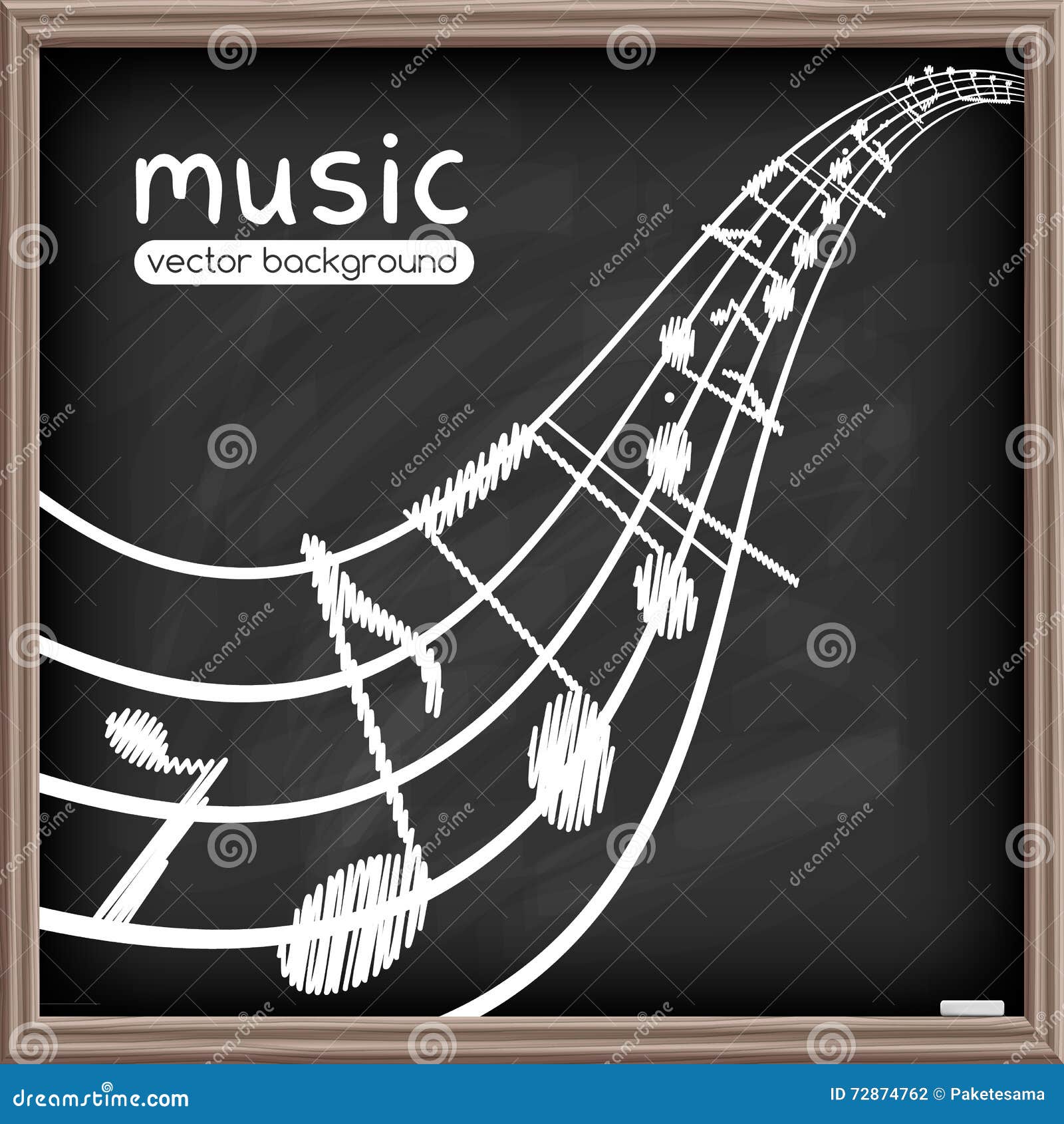 Music poster template stock vector. Illustration of creative - 72874762