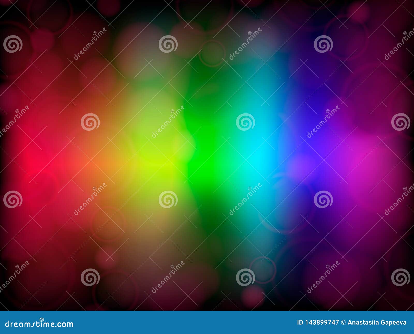 Music Rainbow Equalizer. Vector Illustration for Poster Stock Vector ...