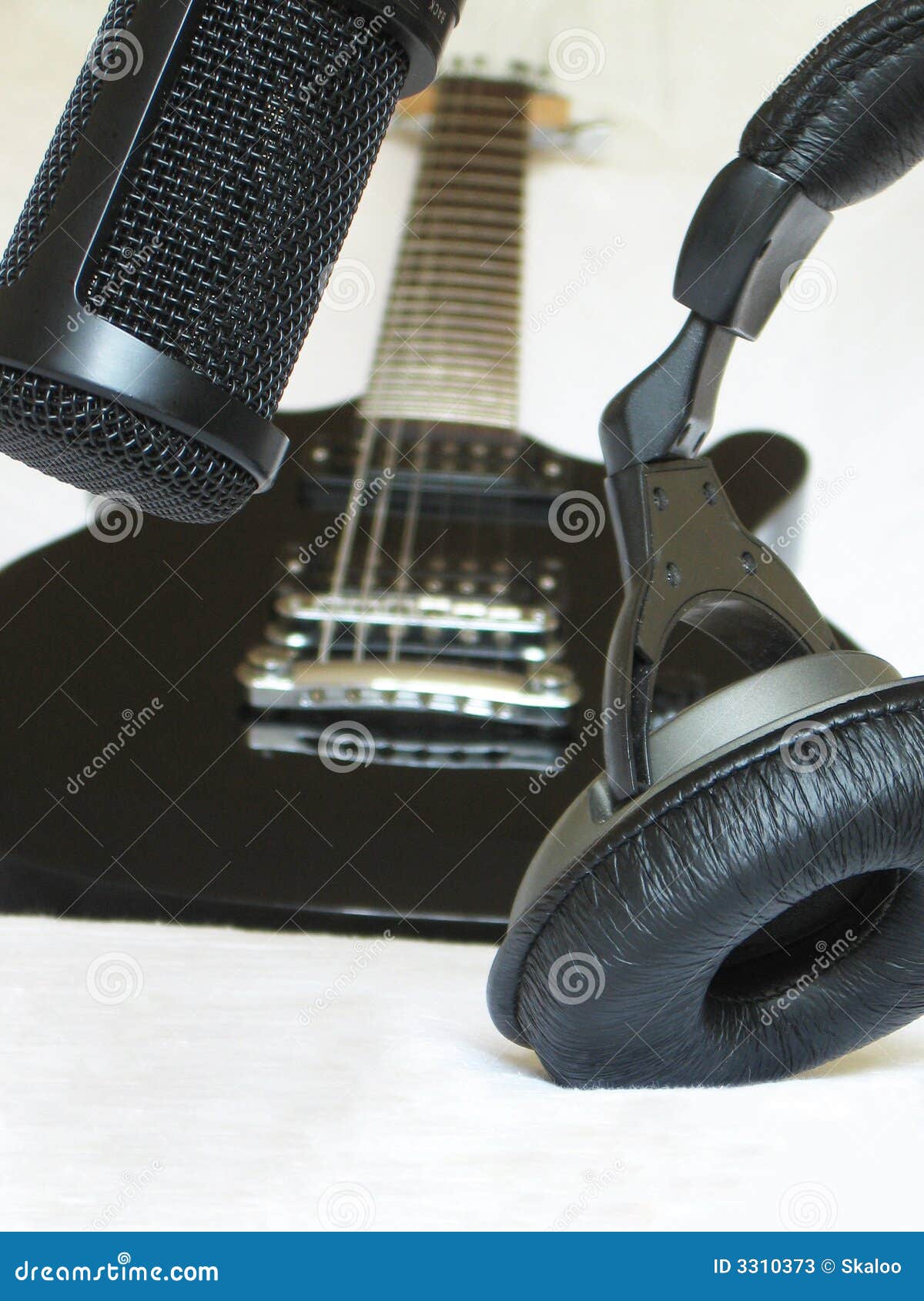 Music industry equipment stock image. Image of guitar - 3310373