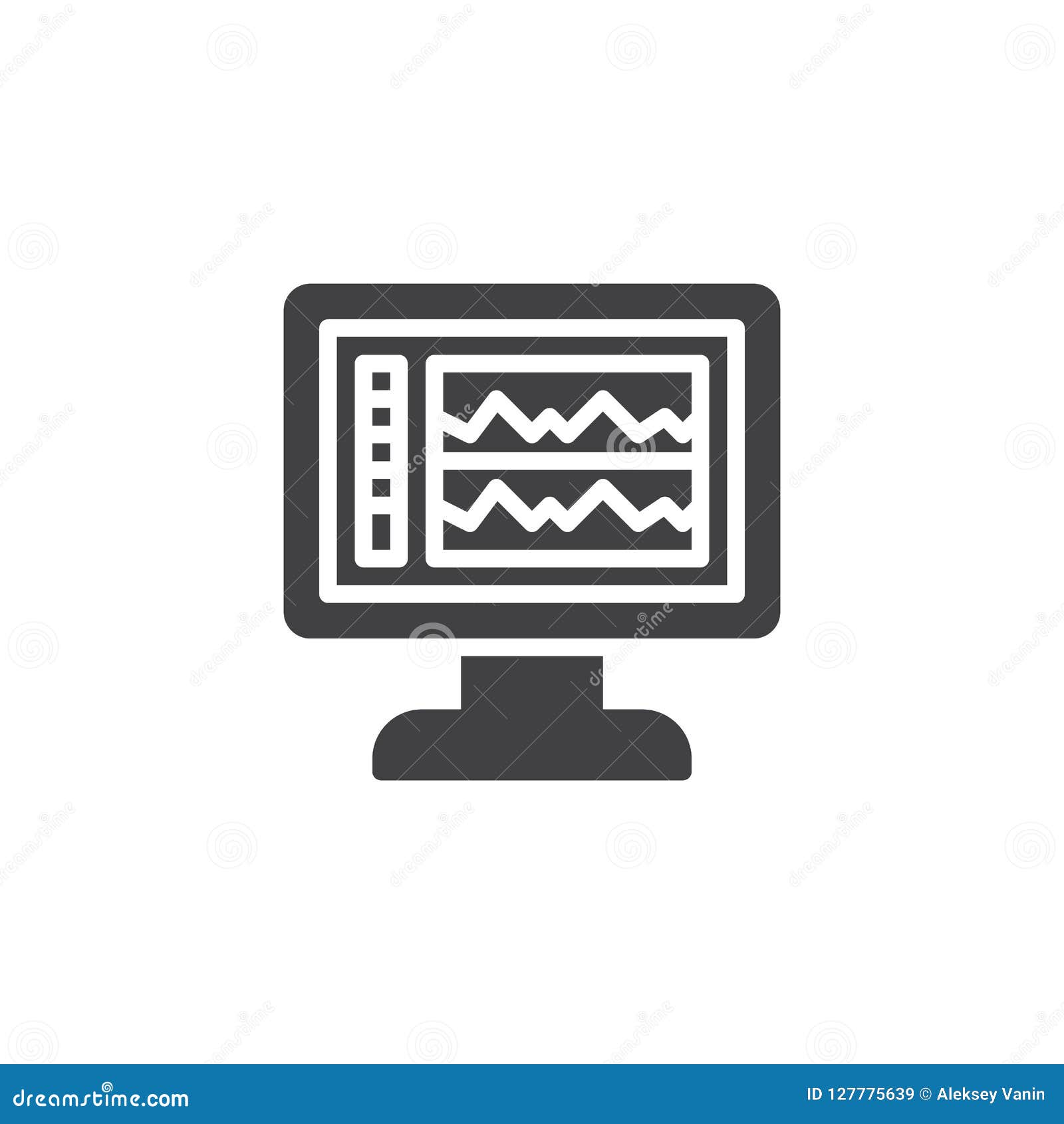 Music Recording Vector Icon Stock Vector - Illustration of computer ...