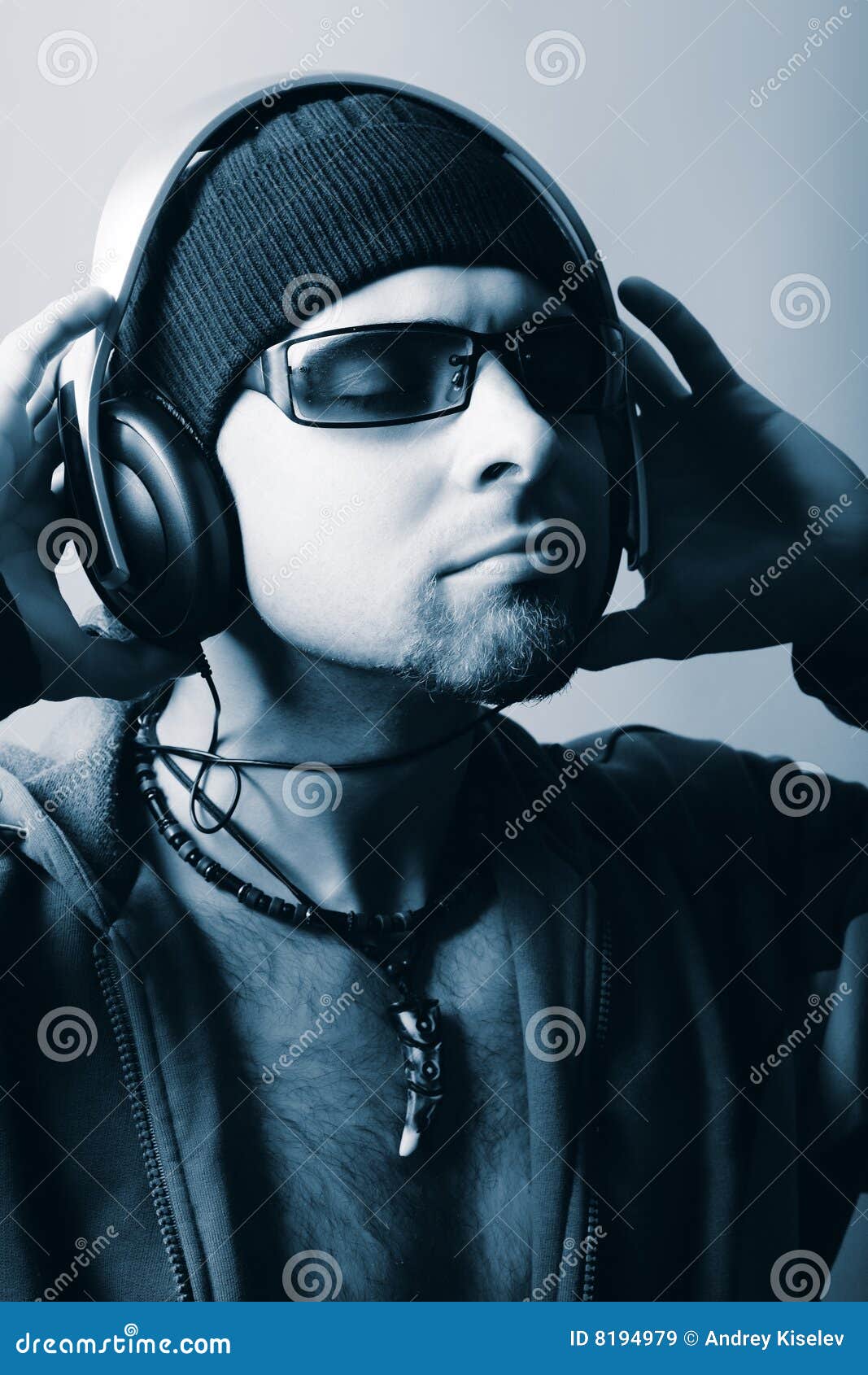 Music relaxation stock image. Image of person, color, human - 8194979