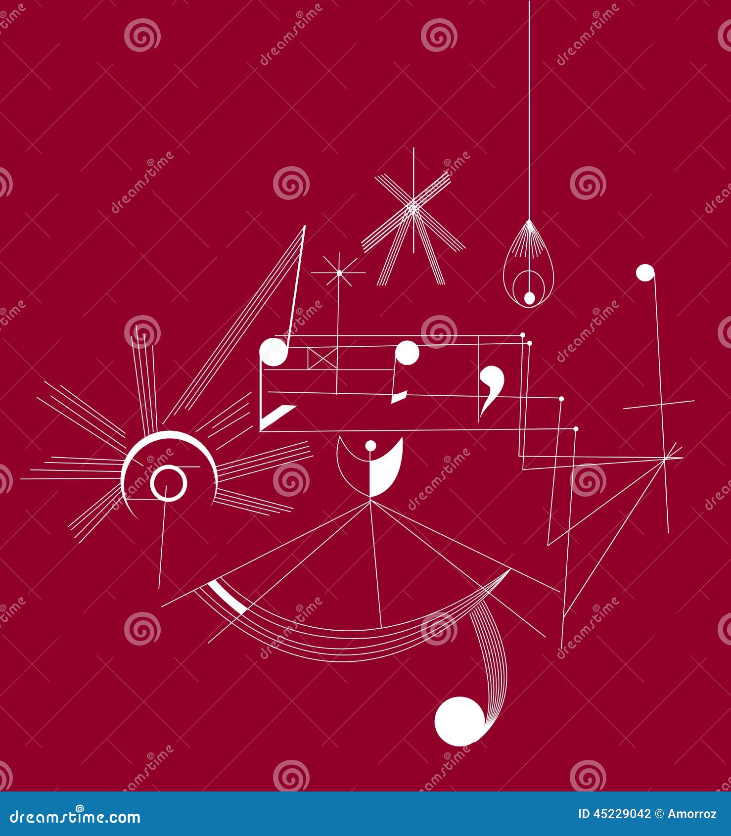 Rhythms Of Music. Digital Sound Waves On Red And Blue Background ...