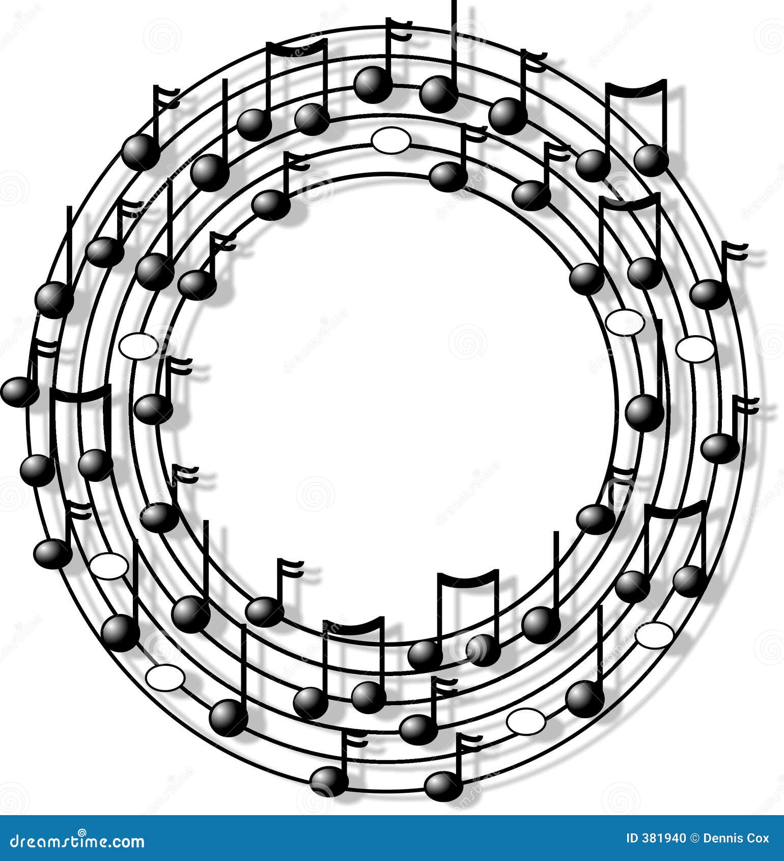 Music ring stock illustration. Illustration of musical - 381940