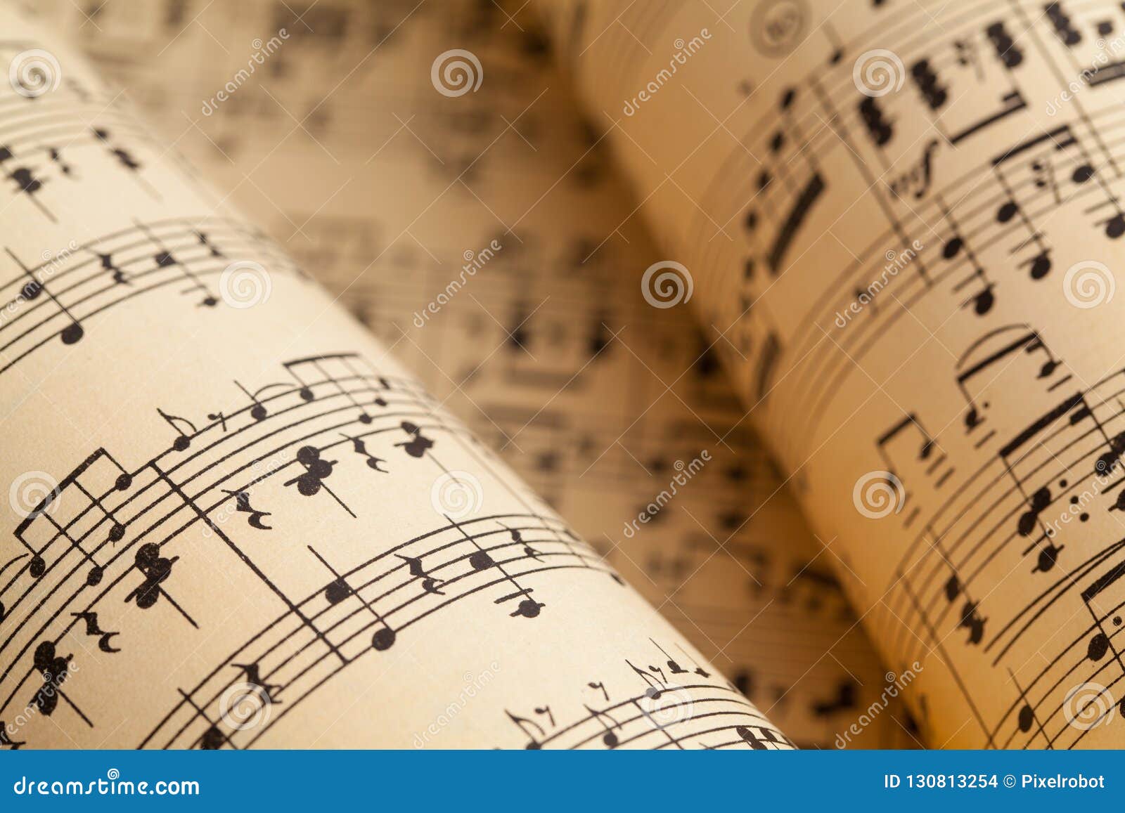 Music Rolls stock photo. Image of curved, heap, staff - 130813254