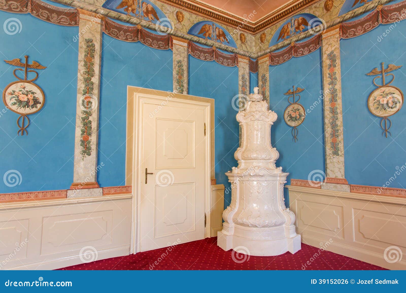 Music Saloon in Palace Saint Anton Stock Photo - Image of monarchy ...