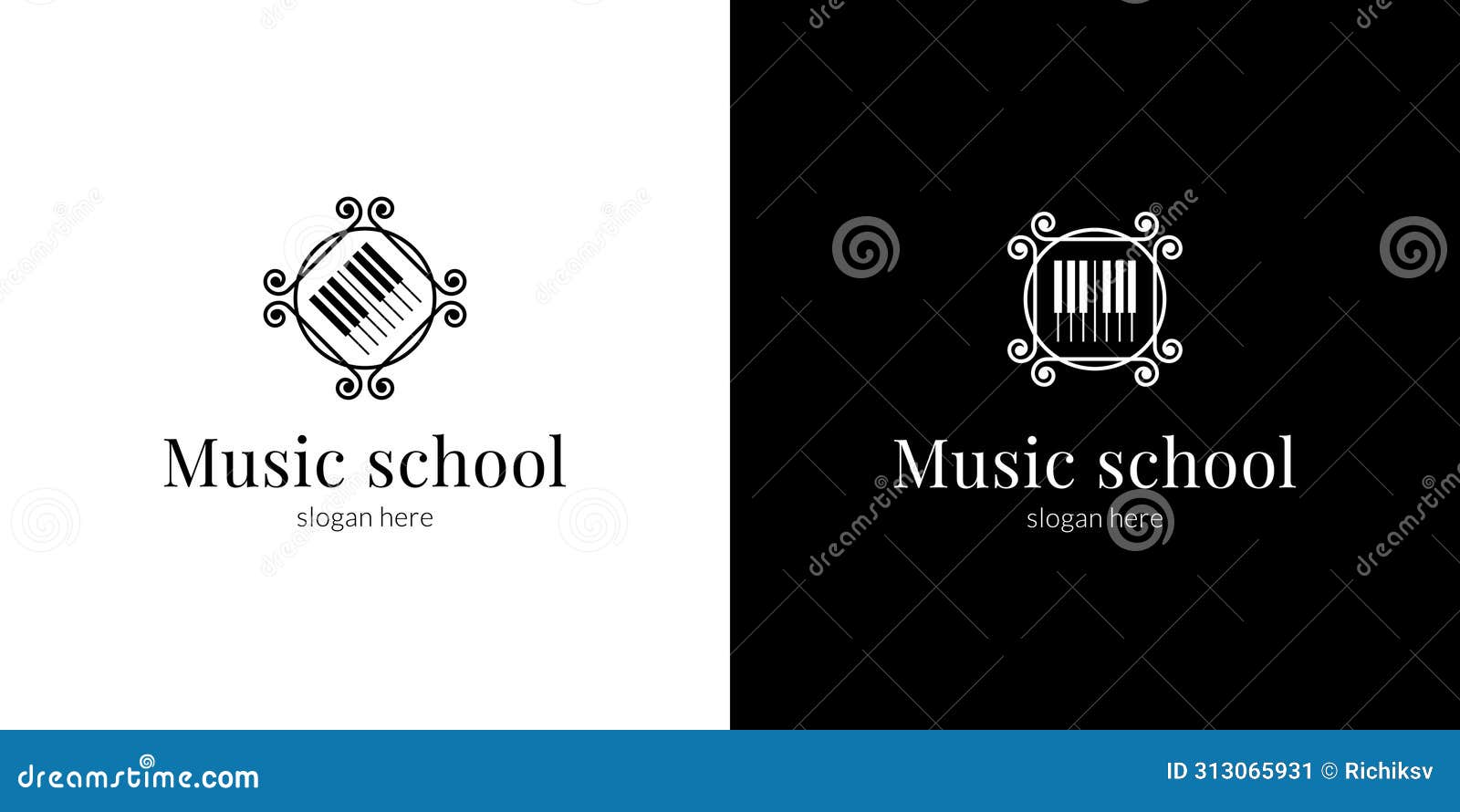 Music school symbol stock vector. Illustration of studio - 313065931