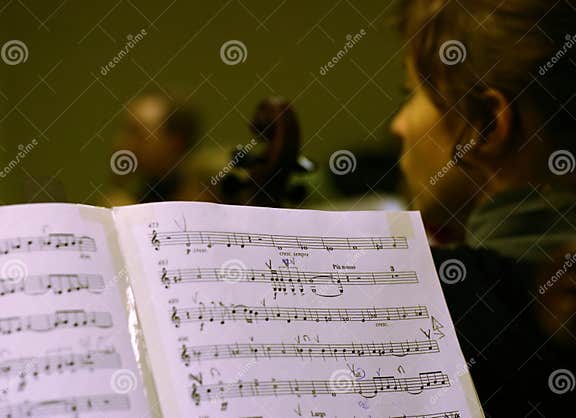 Music score stock photo. Image of gloria, instrument, bemol - 1144502