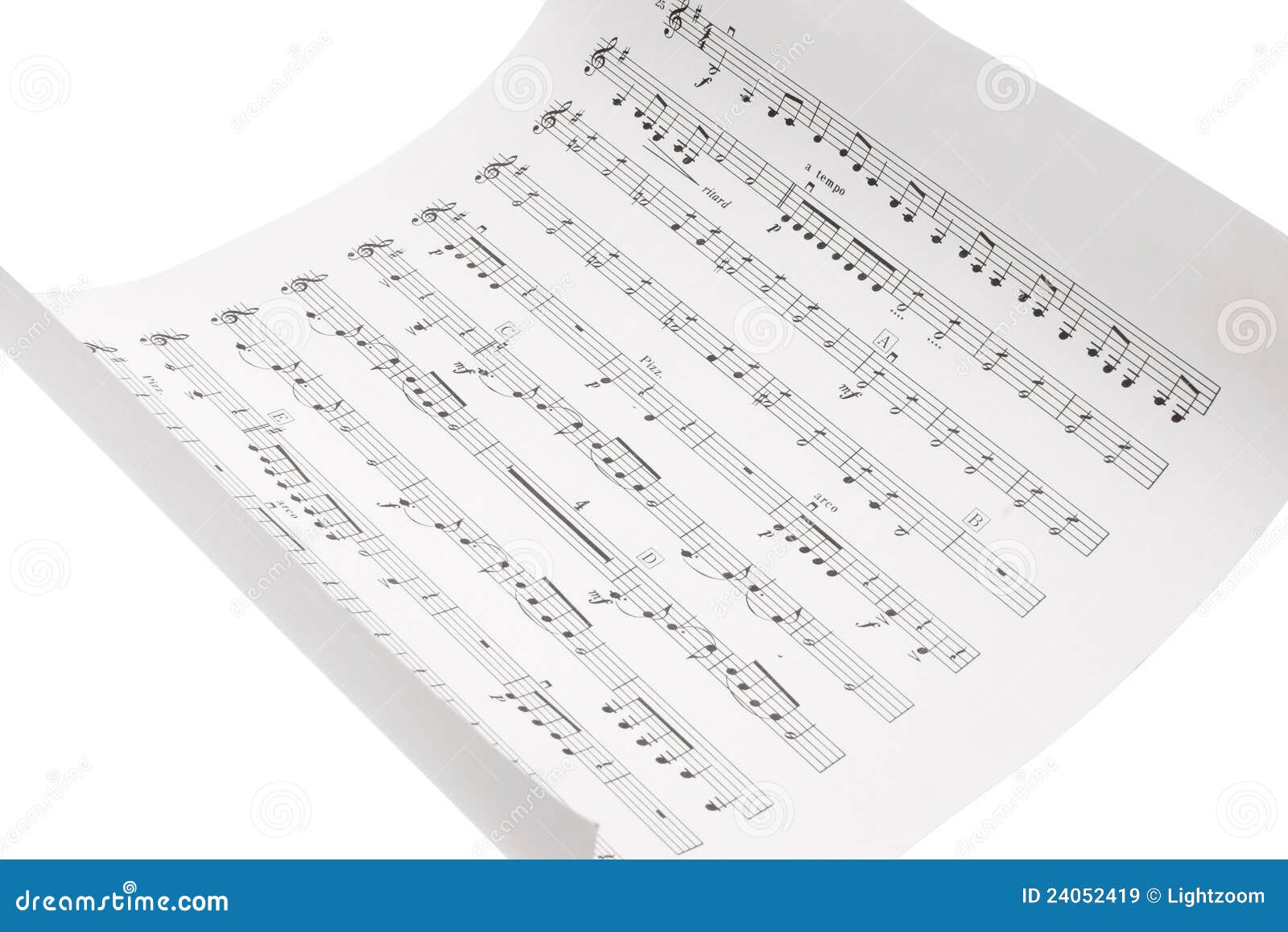 Music Score stock image. Image of life, musical, composition - 24052419