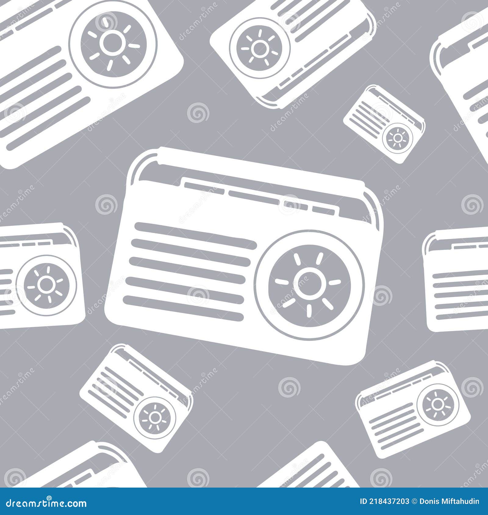 Music Seamless Pattern stock vector. Illustration of rock - 218437203