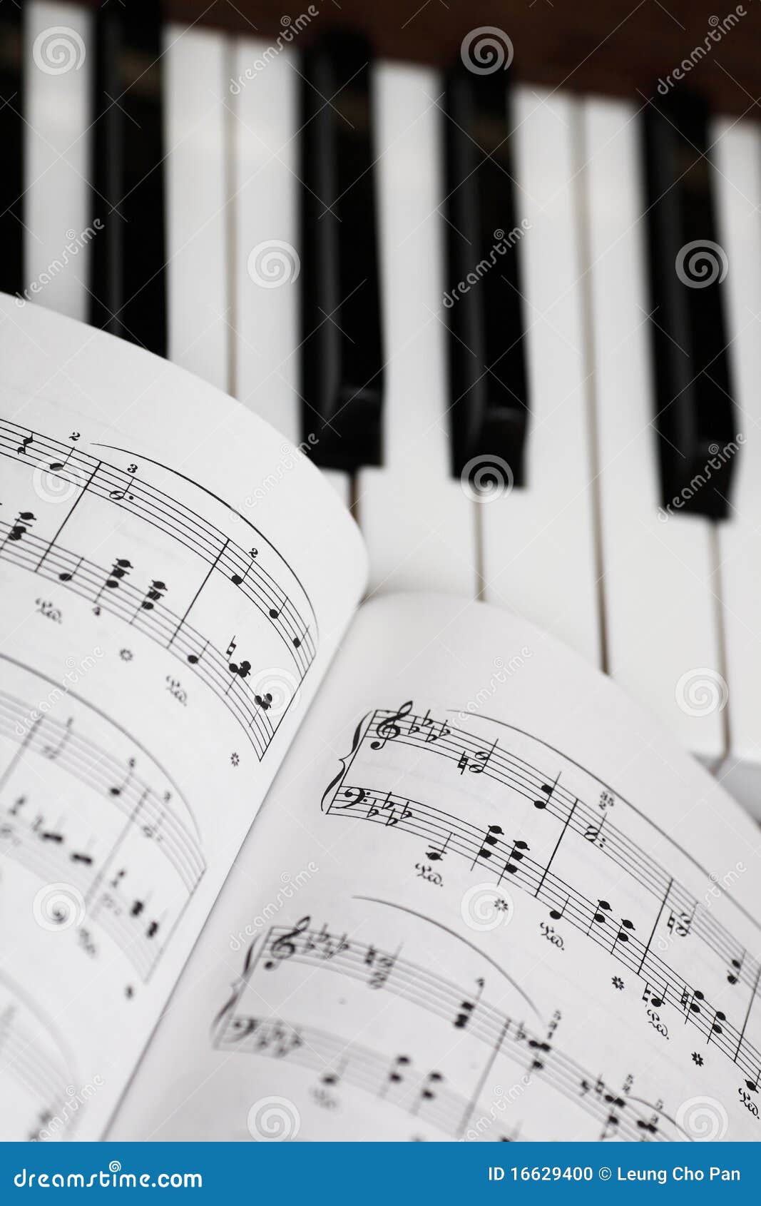 Music sheet and piano stock photo. Image of piano, entertainment - 16629400