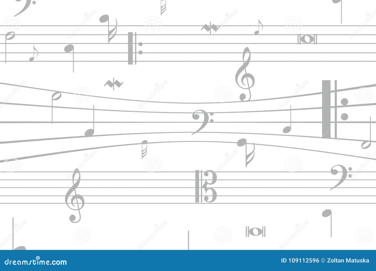 Music Sign Note Pattern with Lines Stock Vector - Illustration of ...