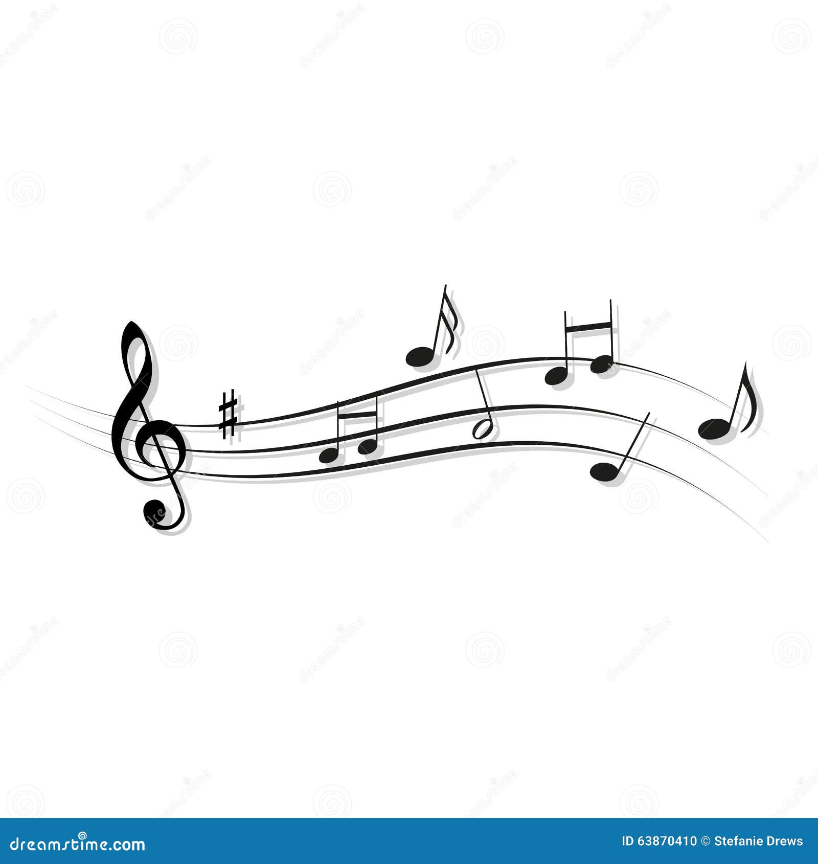 Music sign vector stock vector. Illustration of graphic - 63870410