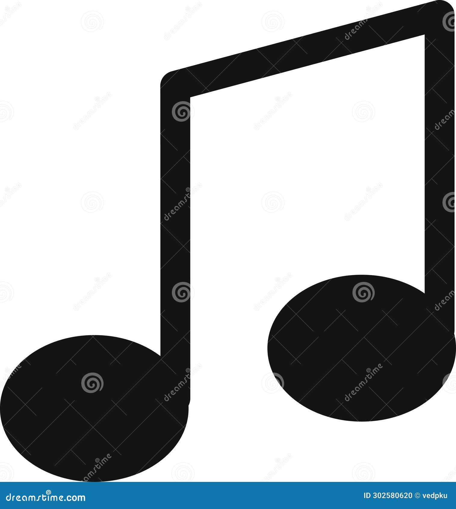 Music Sign Vector Tone Music Icon Note Music Icon Stock Vector ...