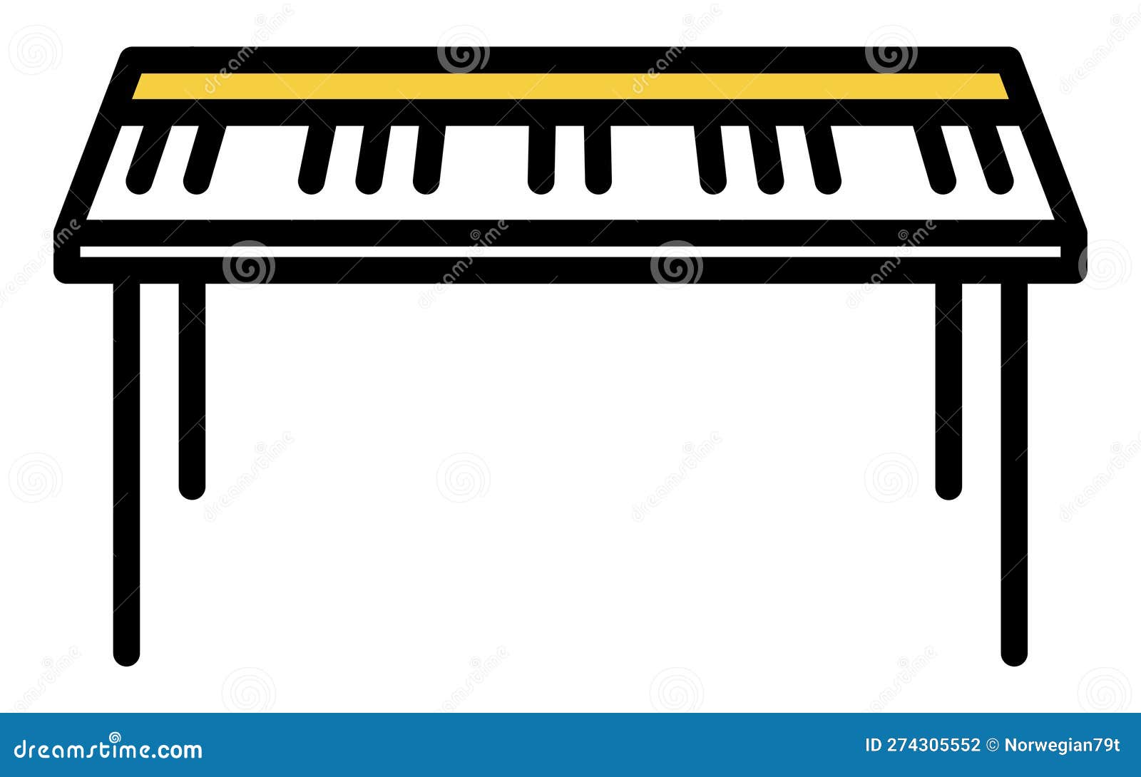 Simple Keyboard Vector With Minimalist And Modern Design Royalty-Free ...