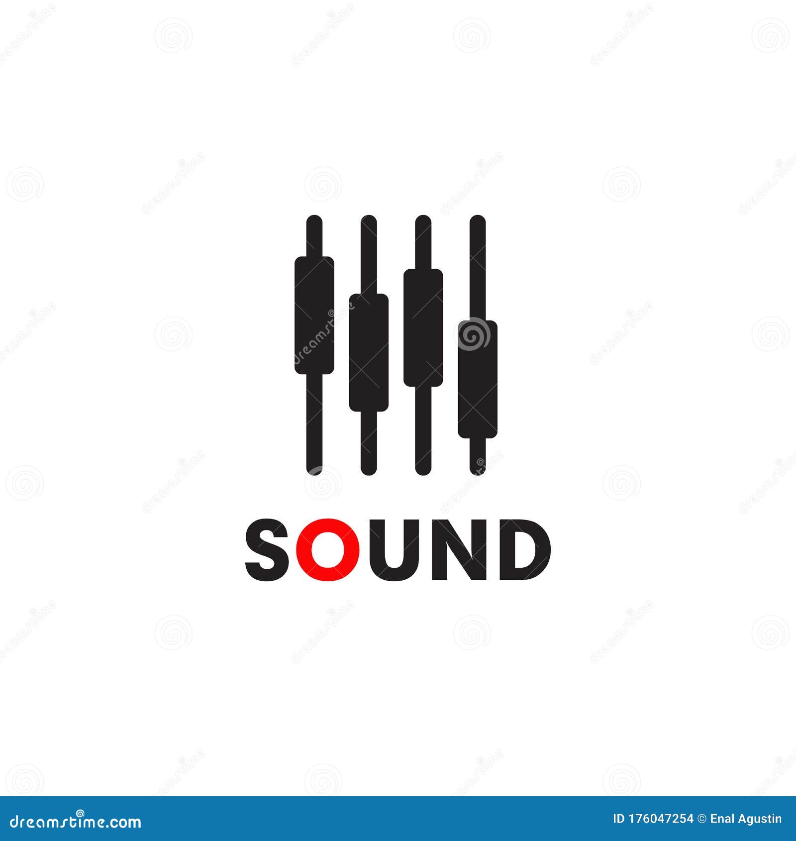 Music Sound App Logo Design Vector Template Stock Vector - Illustration ...