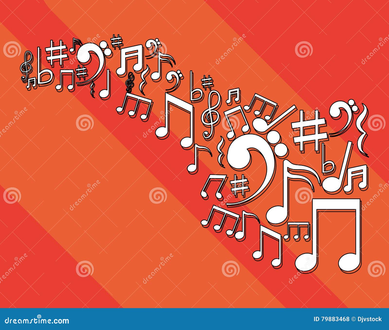 Music sound art stock vector. Illustration of symphony - 79883468
