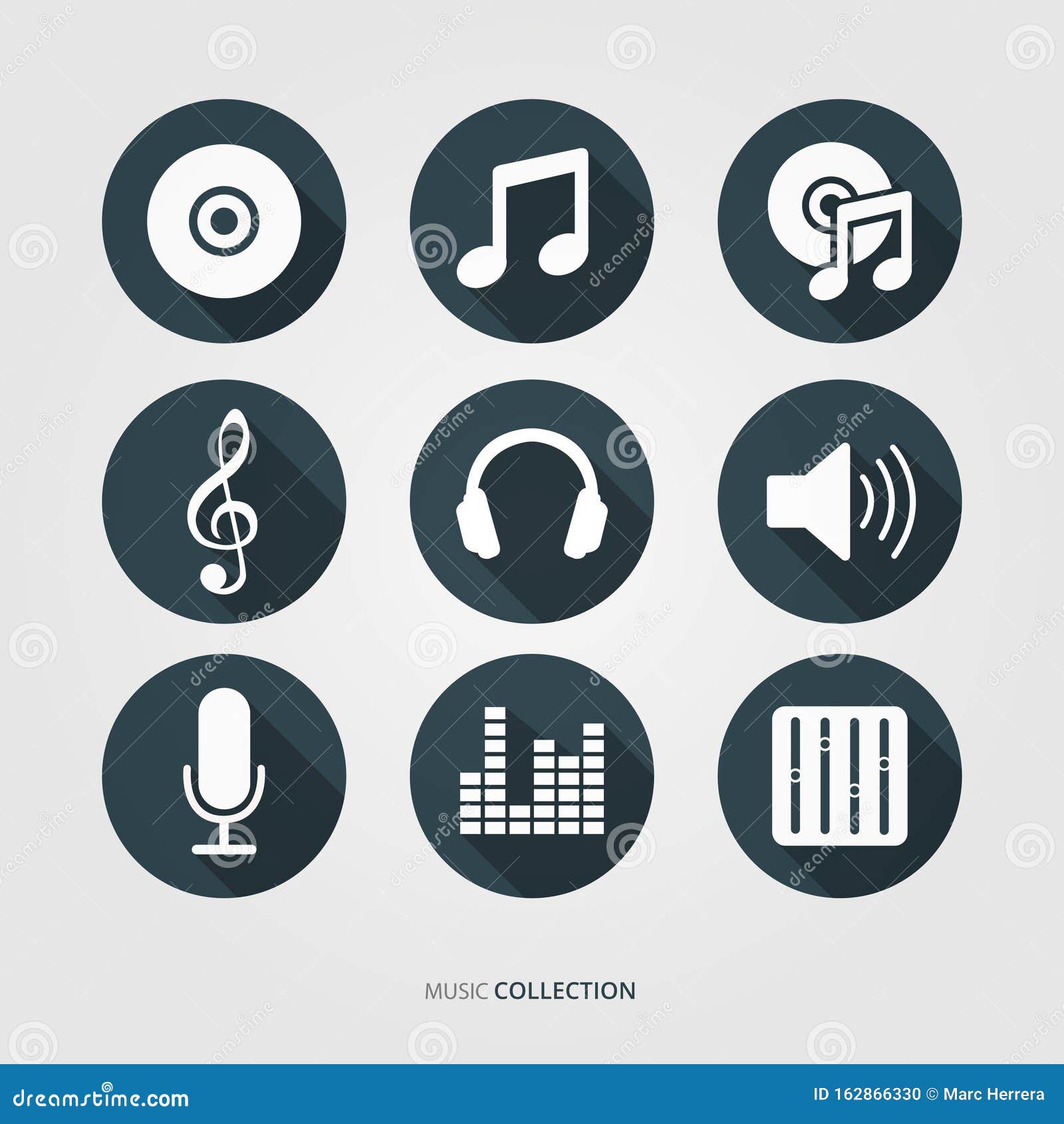 Music and Sound logo set stock illustration. Illustration of ...