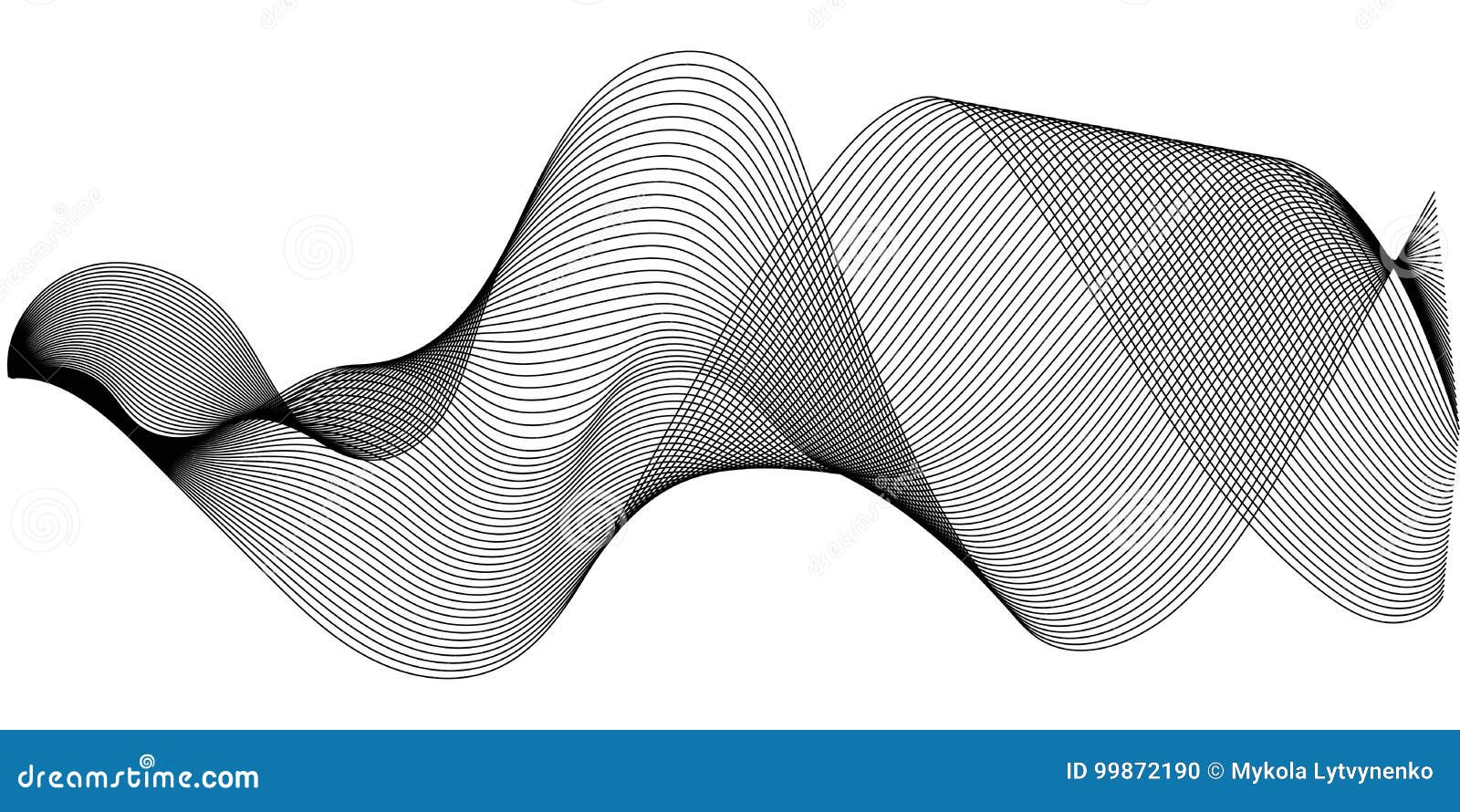 Music Sound Waves Set Sound Waves Oscillating Glow Vector Music