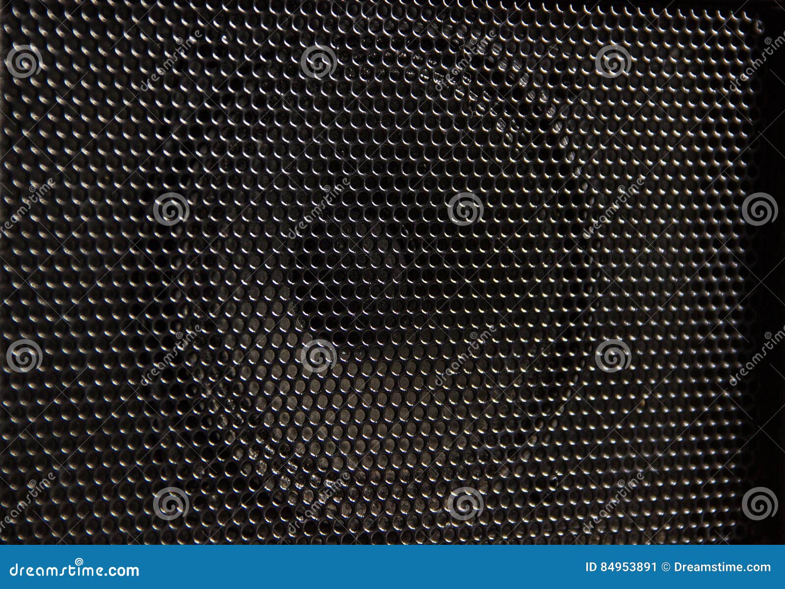 Music Speaker for the Net Black Texture. Stock Image - Image of holes ...