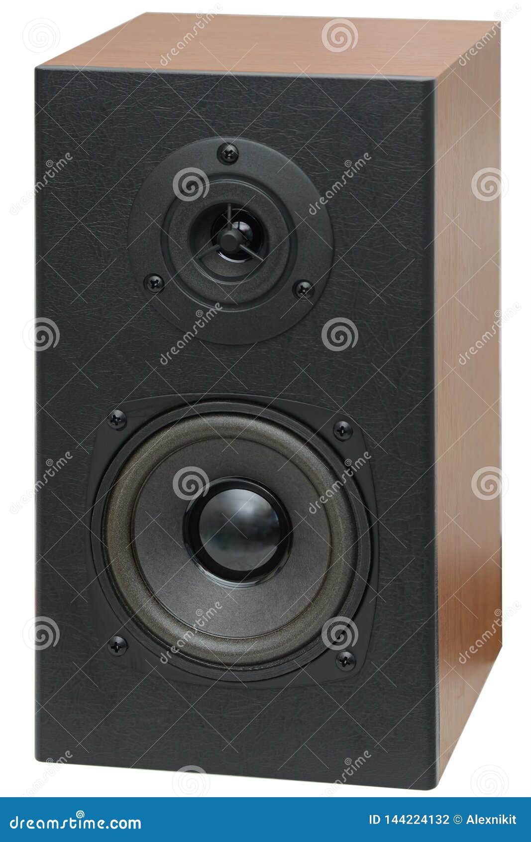 Music Speakers with Two Speakers Stock Photo - Image of modern, black ...