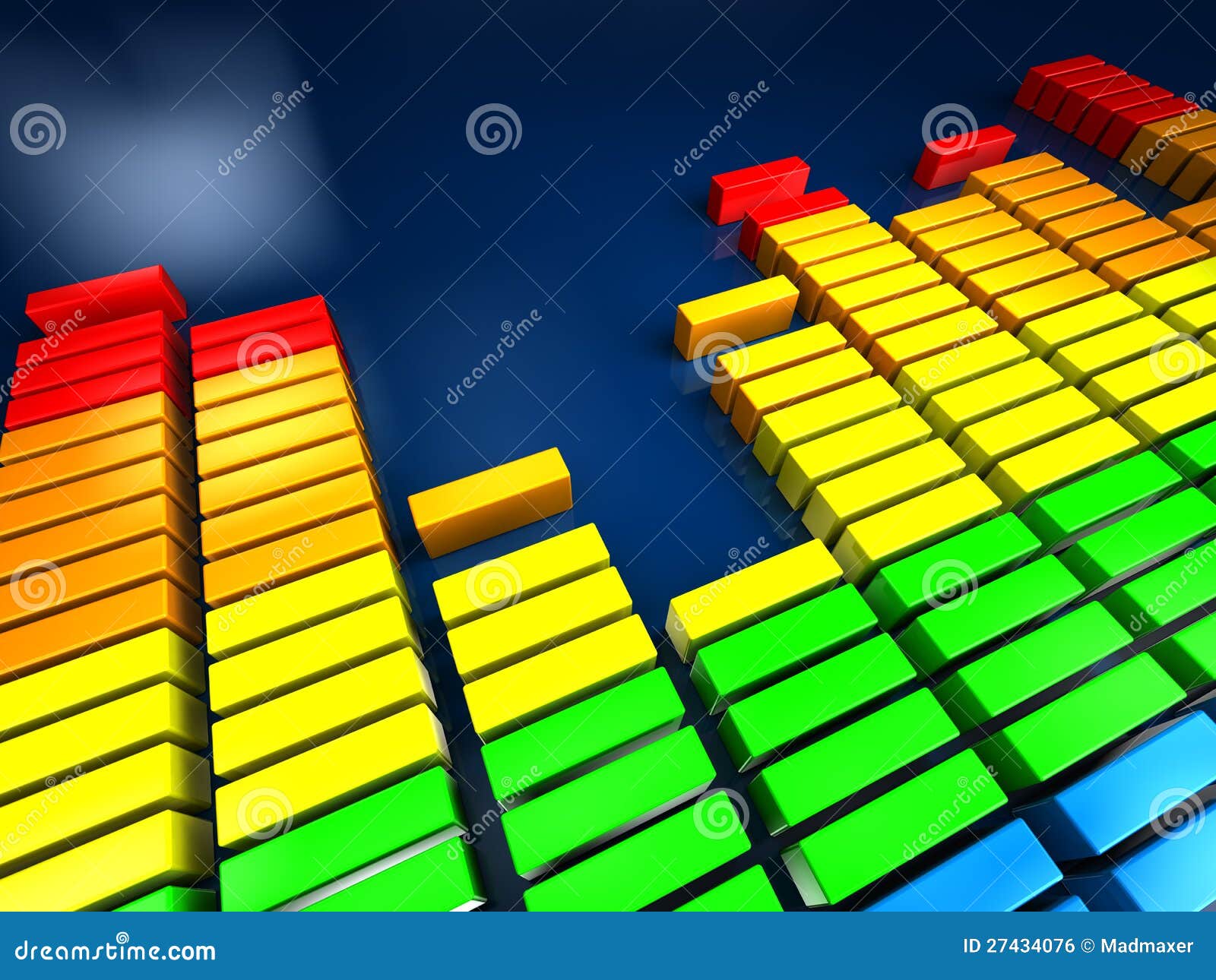 Music spectrum stock illustration. Illustration of equalizer - 27434076