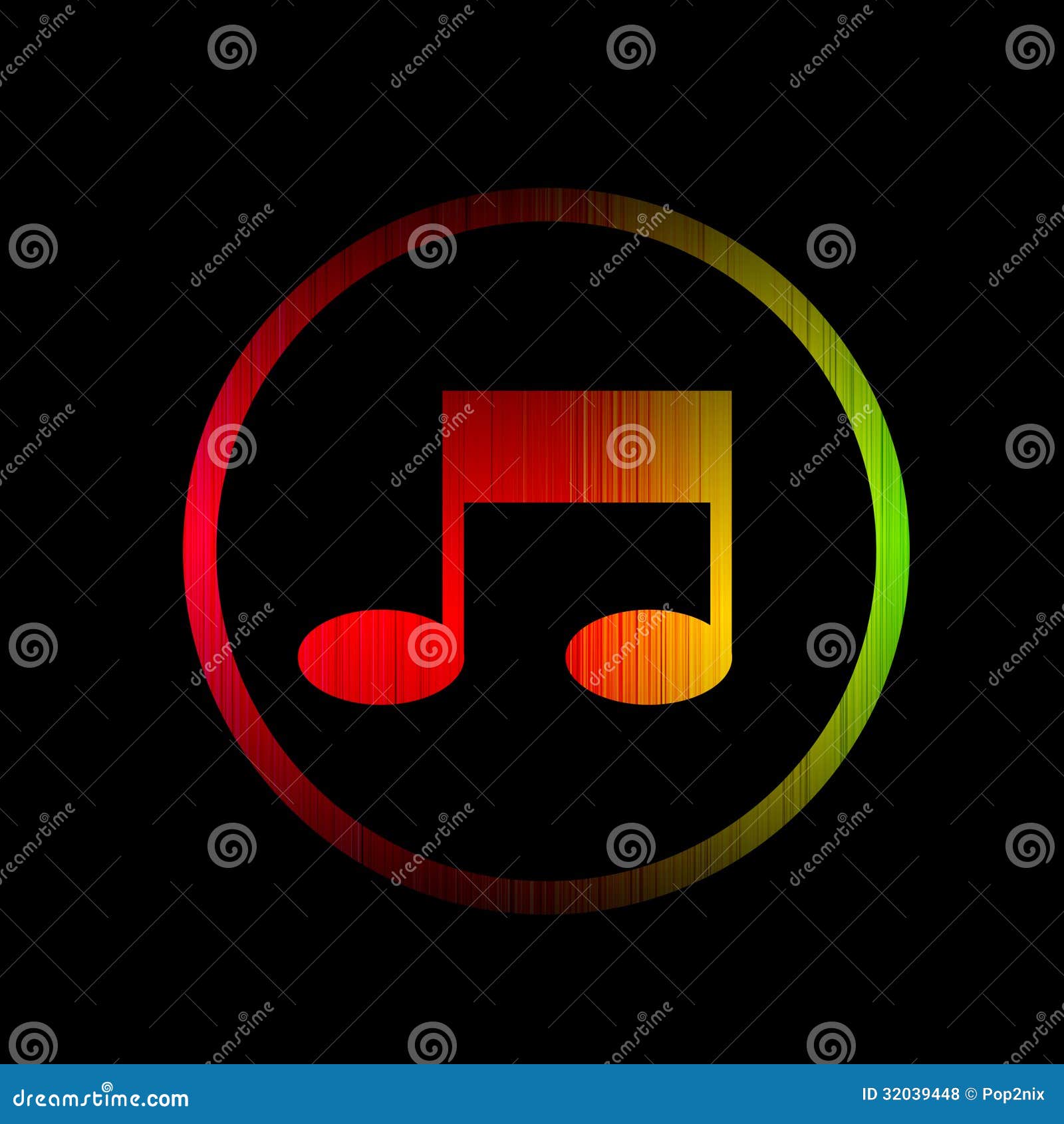 Music Spectrum Logo Vector, With A Minimalist Style | CartoonDealer.com ...