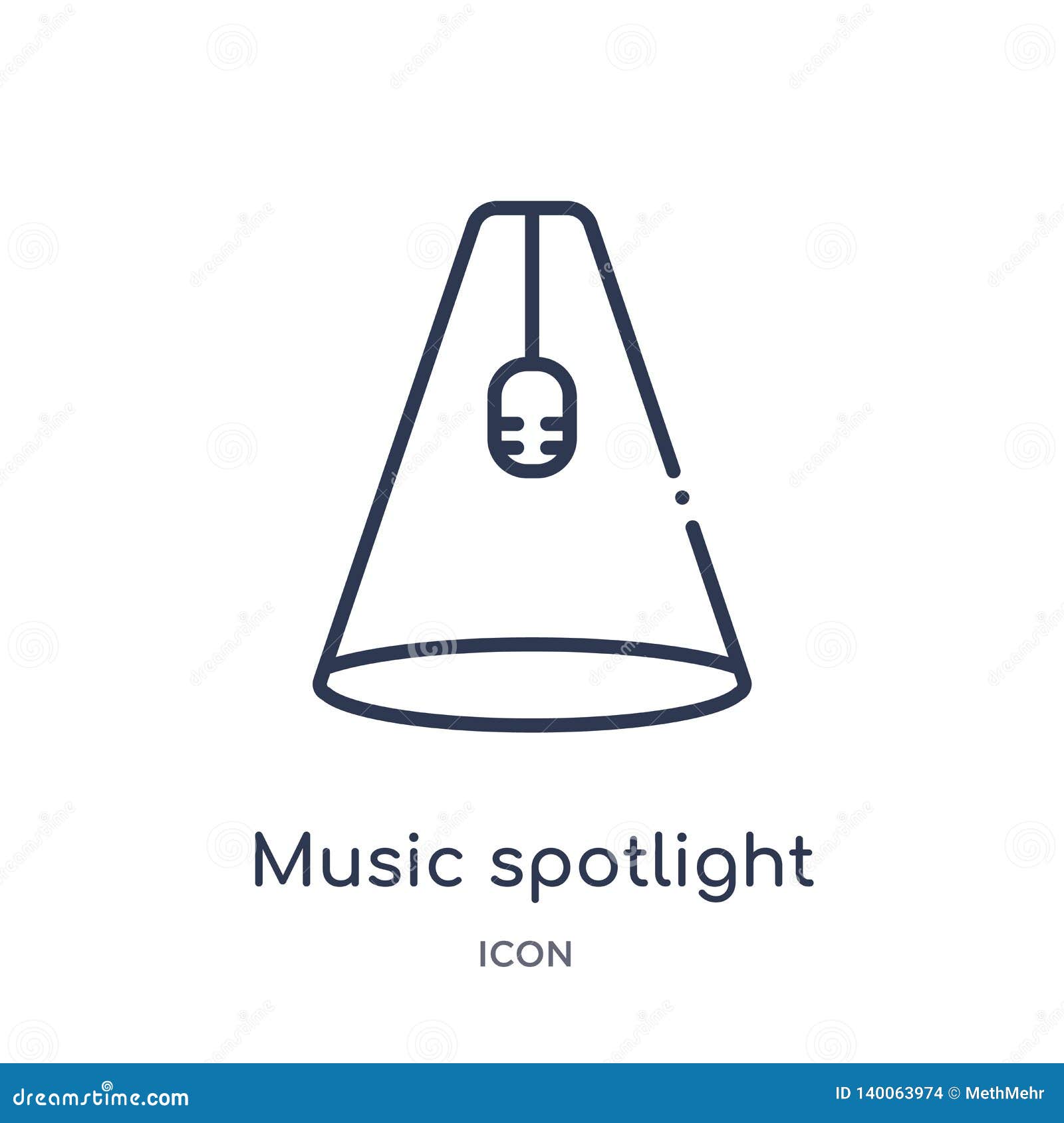 Music Spotlight Transparent Icon. Music Spotlight Symbol Design Vector ...