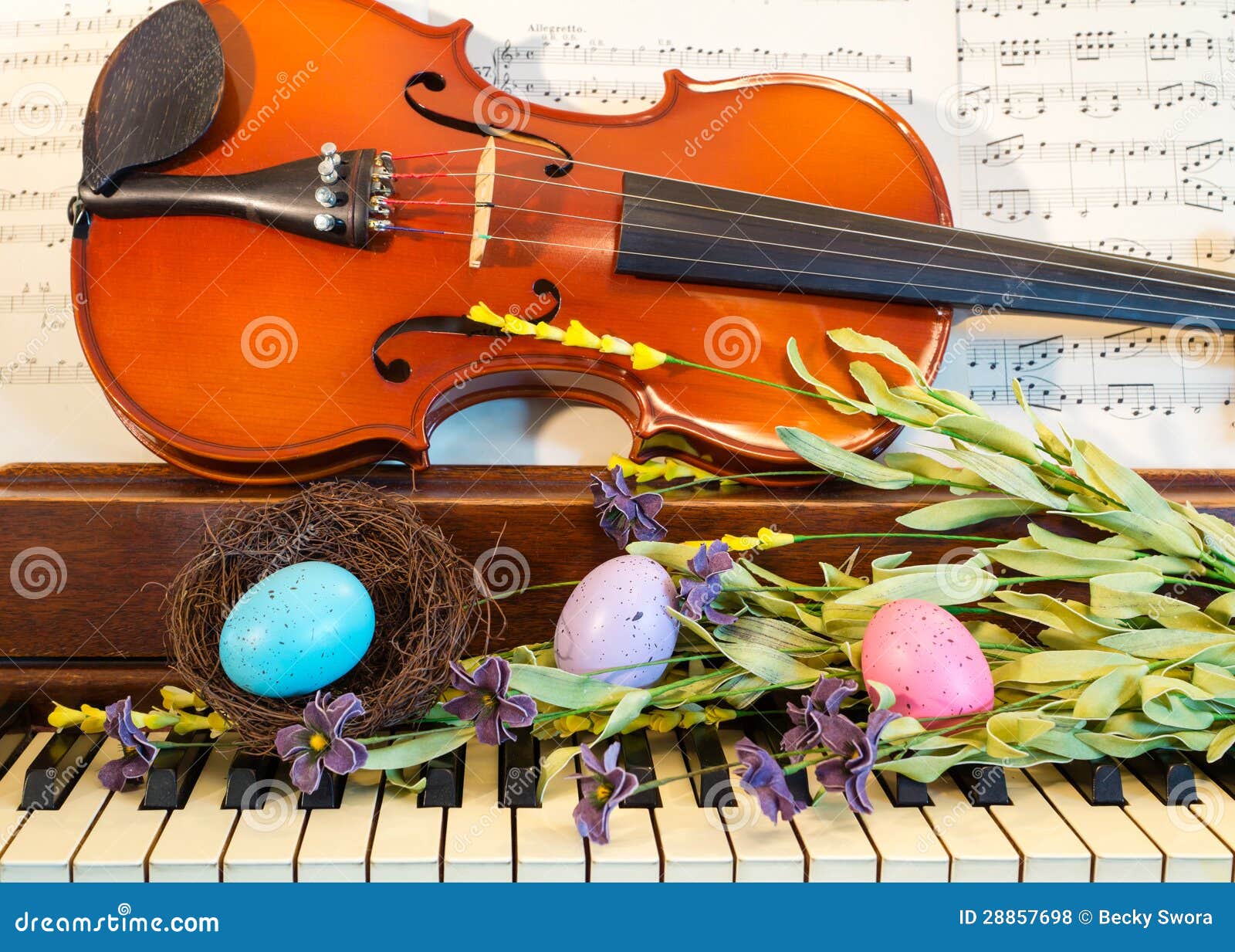 Violin Music Sheet Royalty-Free Stock Photography | CartoonDealer.com ...