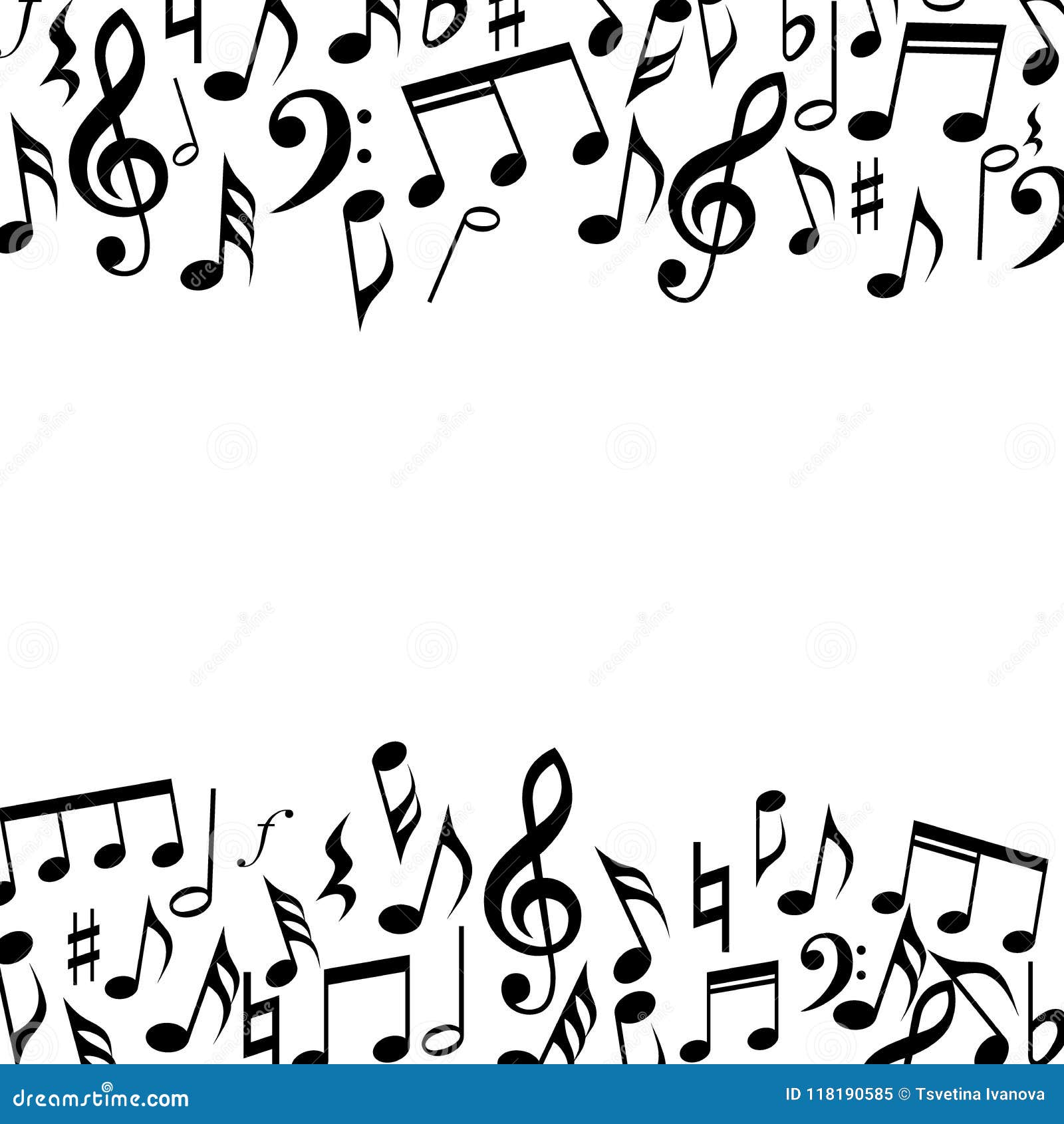 Music Notes Borders And Frames