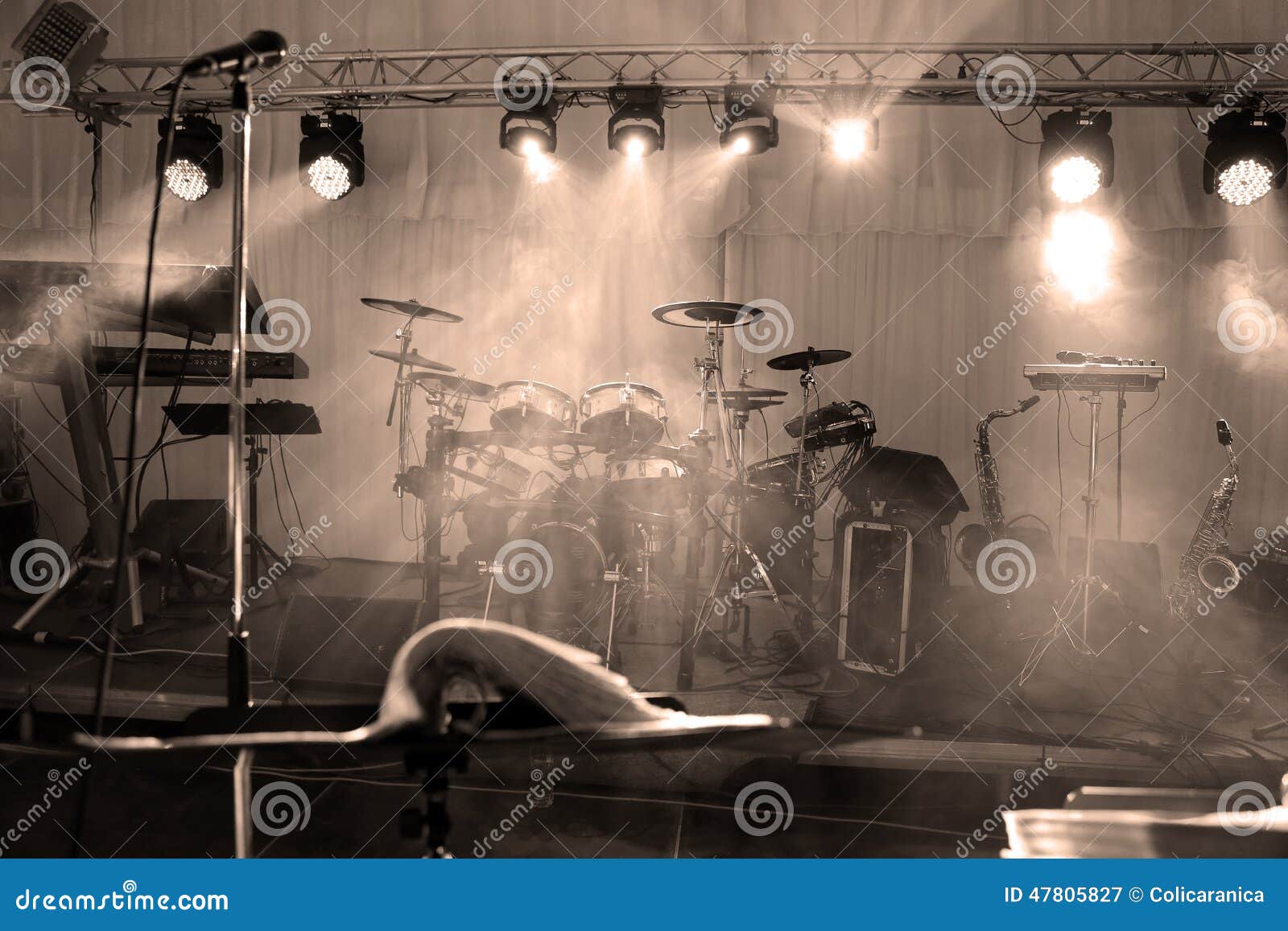 Empty Glendale Orchestra Stage