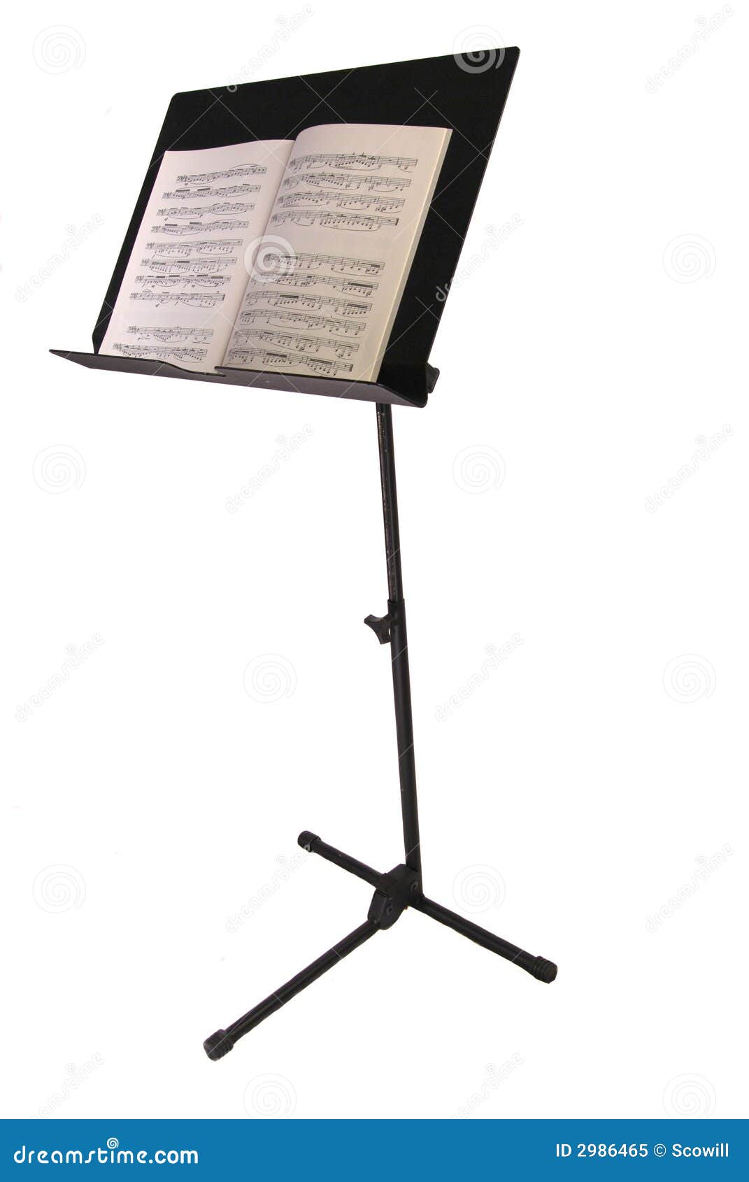 Music Stand with Book stock image. Image of music, listen - 2986465