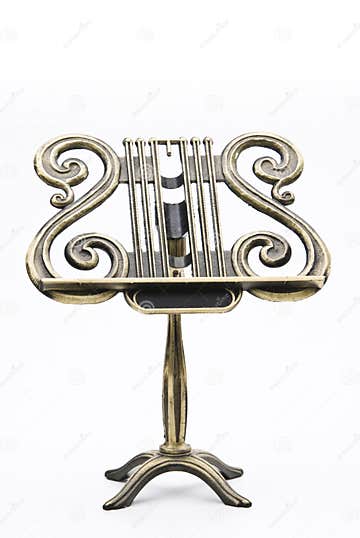 Music Stand with Customizable Label Stock Image - Image of custobisable ...