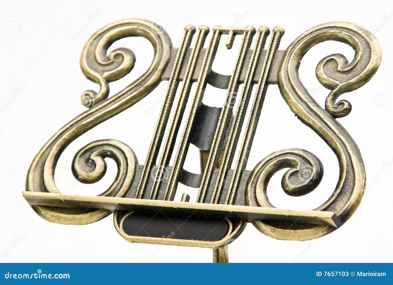 Music Stand with Customizable Label Stock Image - Image of ...