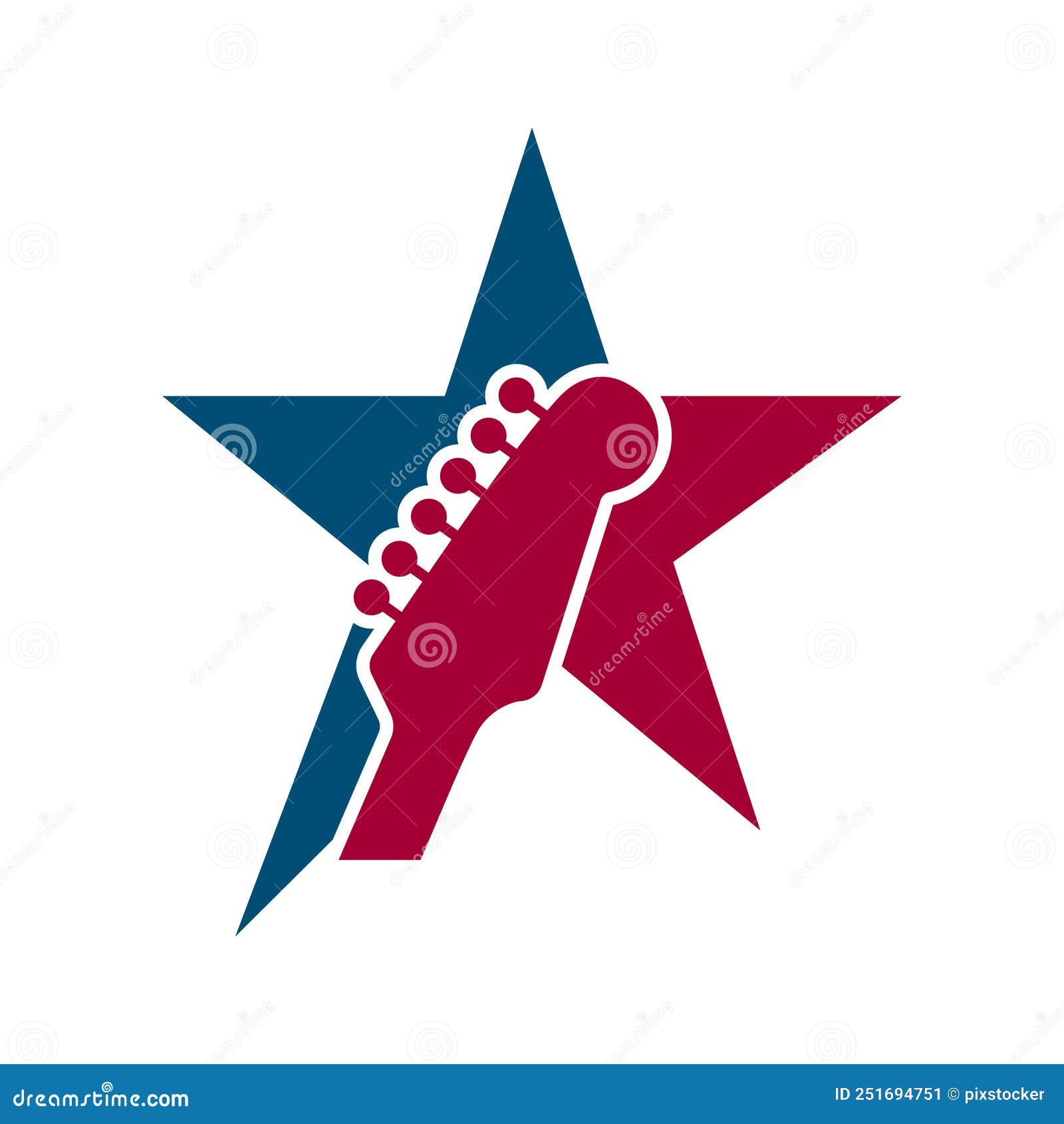 Music Star Logo. Music Logo Concept with Star Shape Vector Template ...