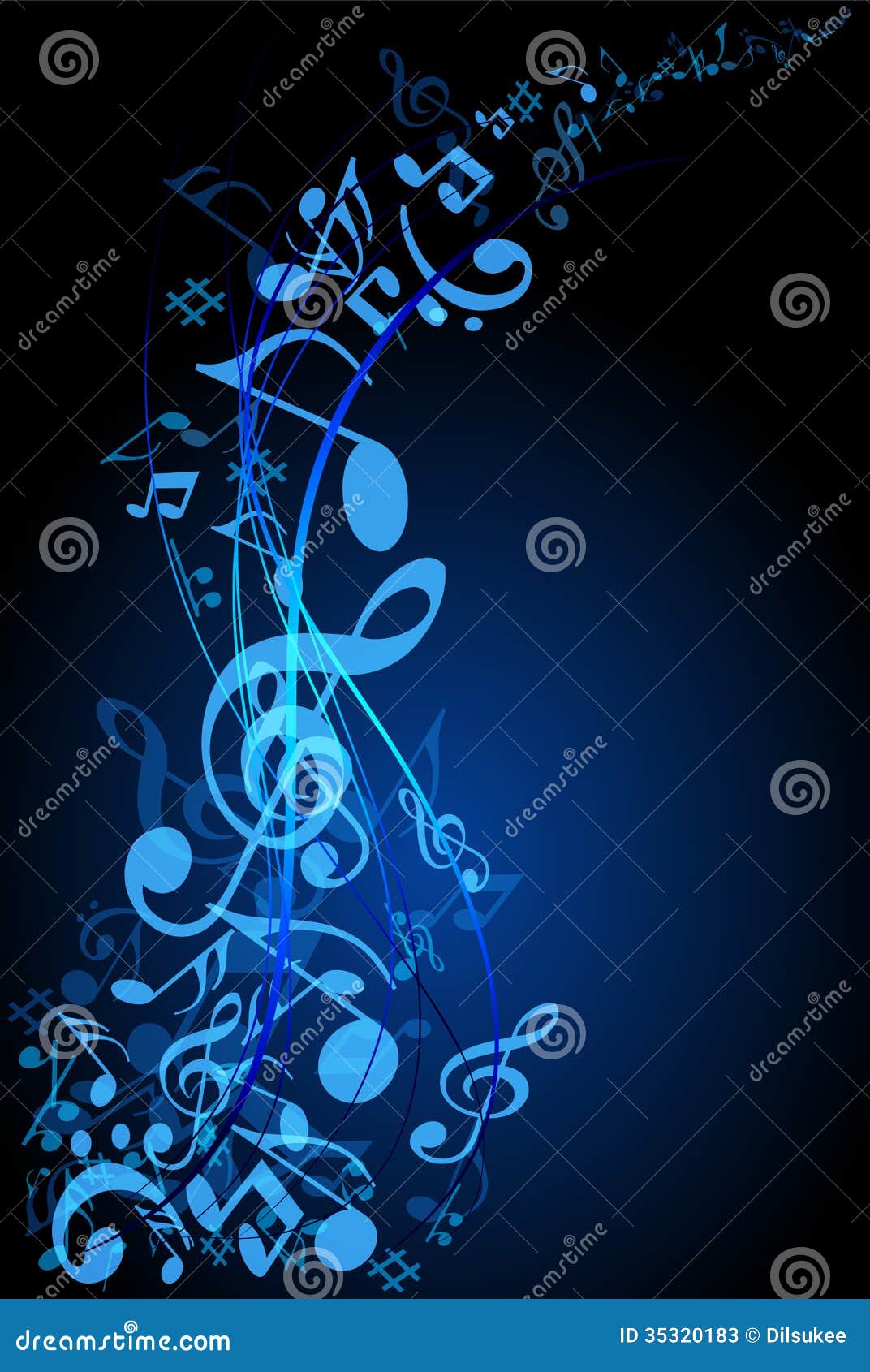 Music stream stock vector. Illustration of background - 35320183 Music stream stock vector. Illustration of background - 35320183