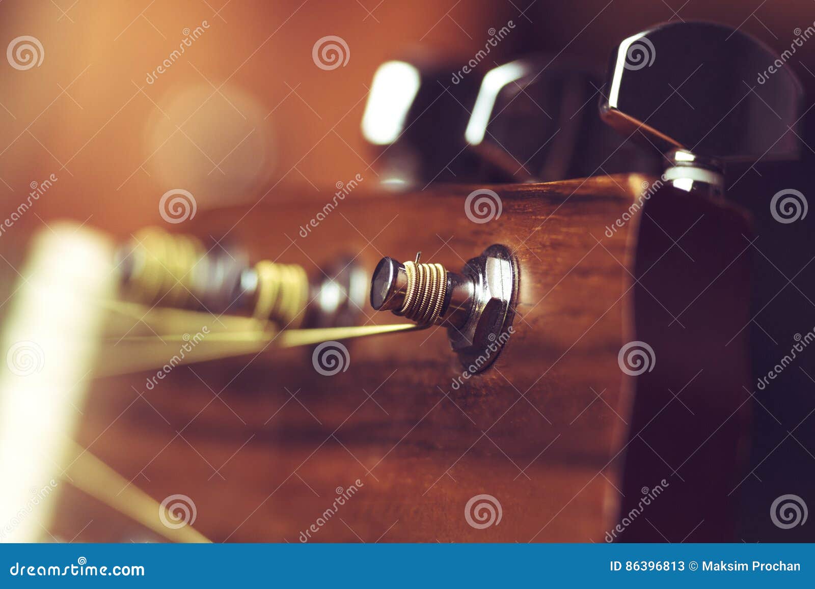 Music Stringed Instrument: Guitar Tuners Stock Image - Image of guitar ...