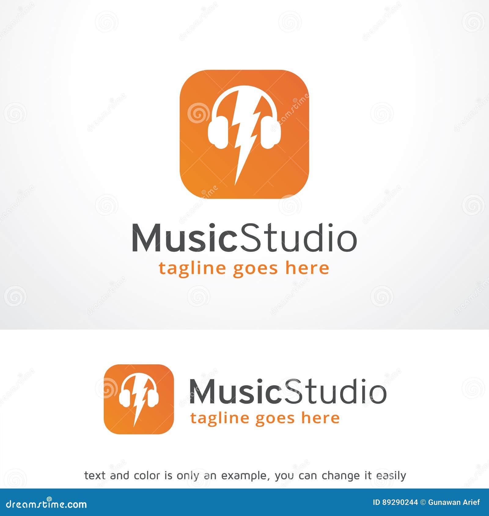Music Studio Logo Template Design Vector, Emblem, Design Concept ...