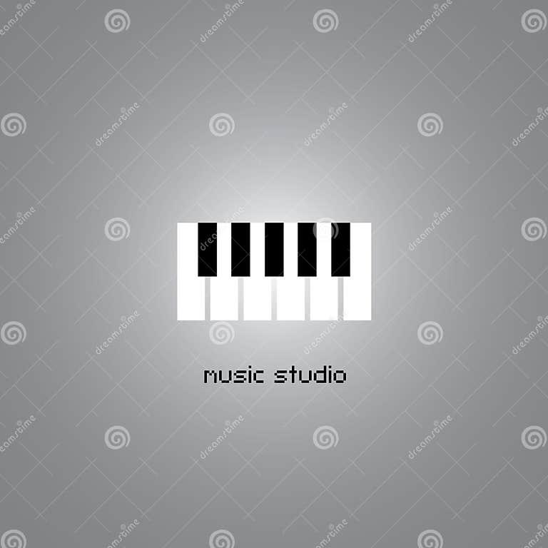 Music studio symbol stock vector. Illustration of rooms - 89767838