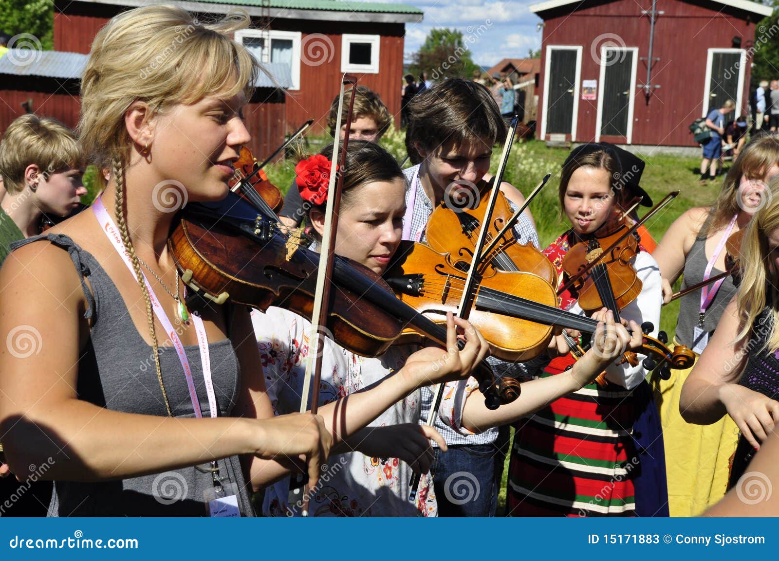 Music in Sweden editorial stock photo. Image of attractive - 15171883