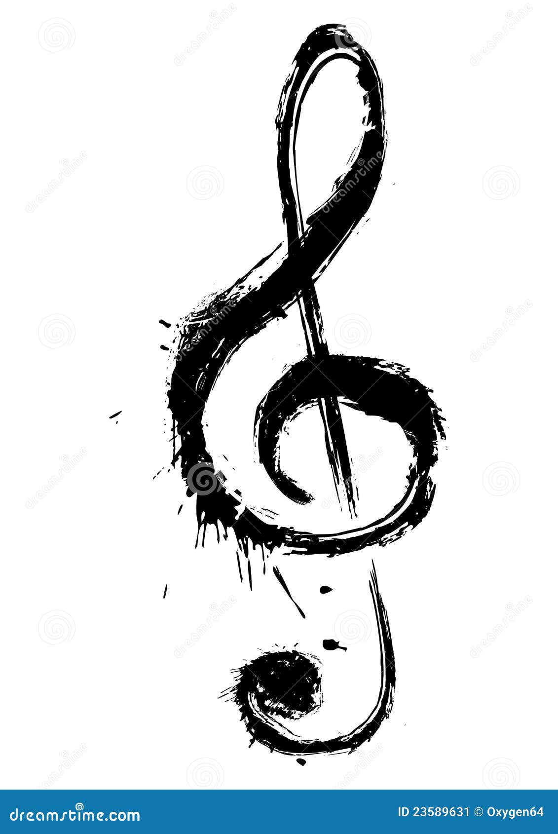 Music symbol stock vector. Illustration of musical, icon - 23589631