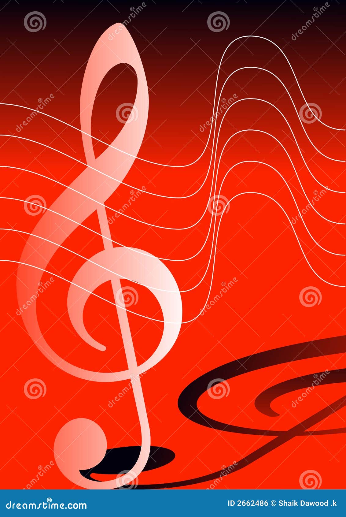 Music symbol stock vector. Illustration of poster, graphics - 2662486