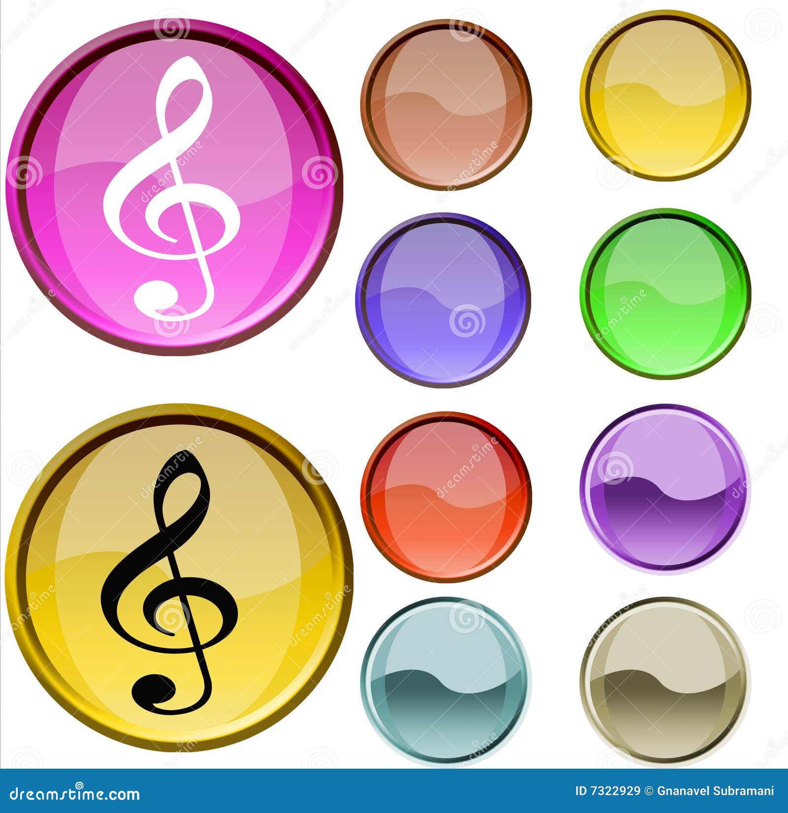 Music Symbol stock illustration. Illustration of play - 7322929