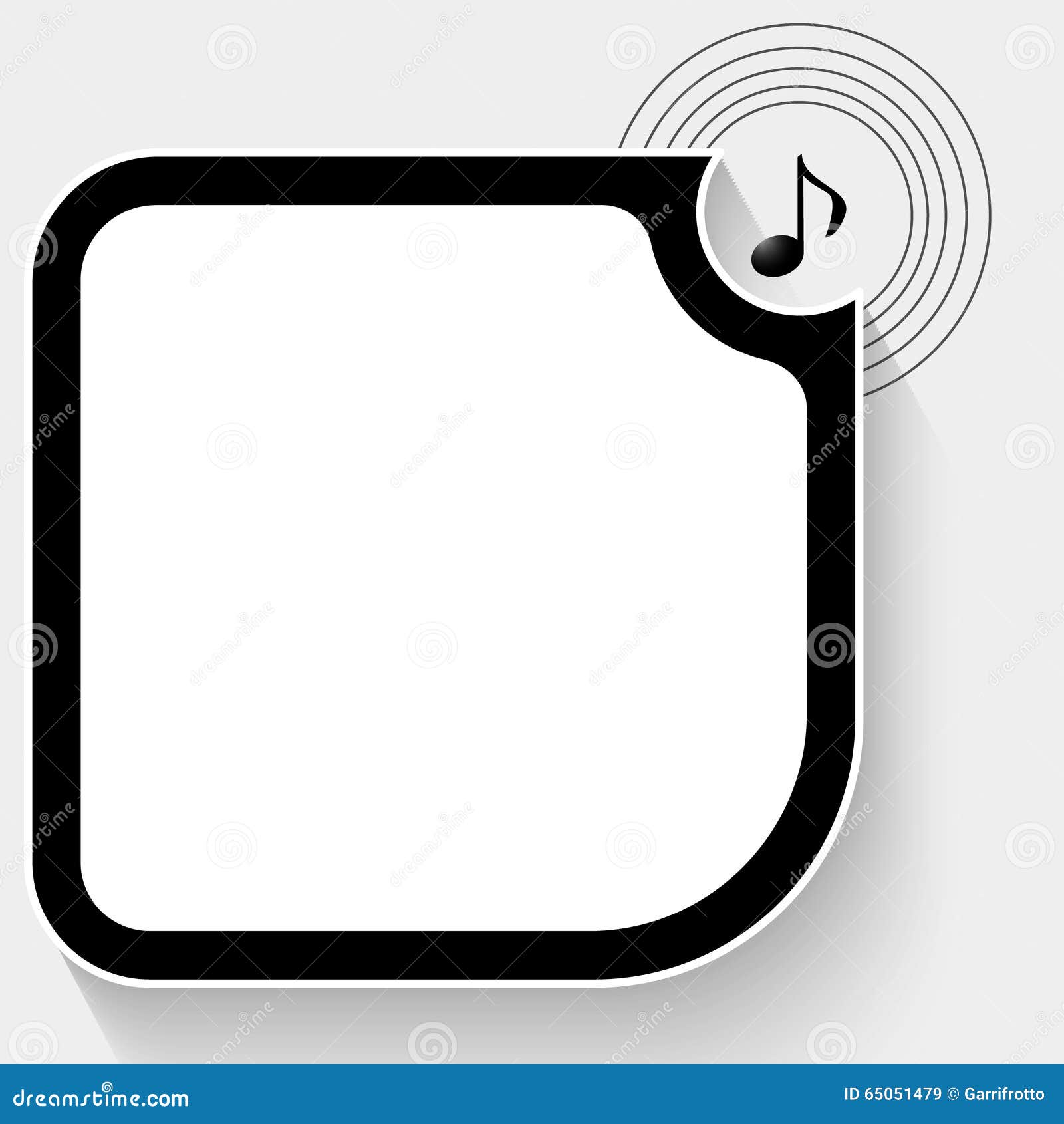 Music symbol stock vector. Illustration of page, object - 65051479