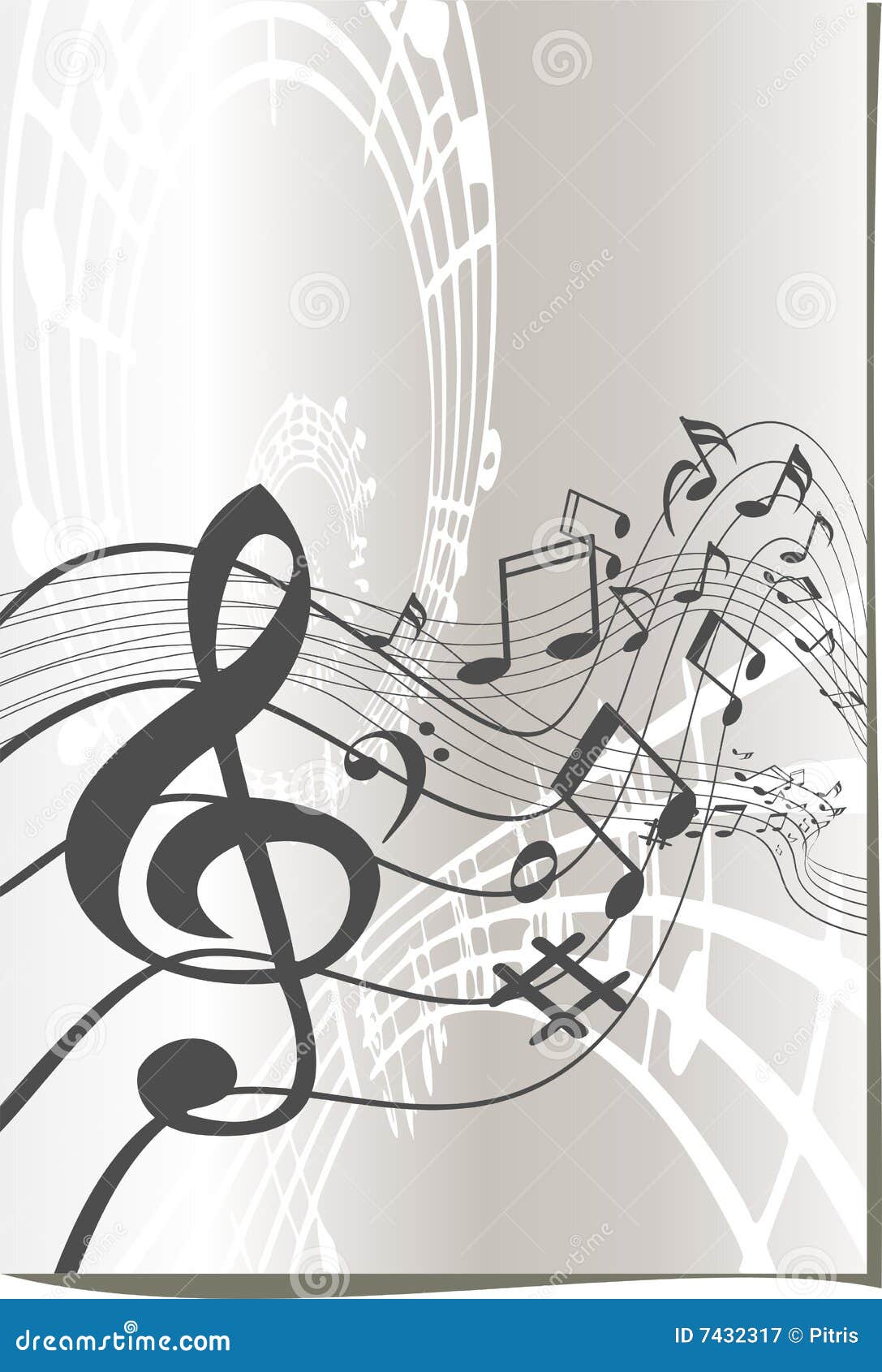 Music Symbols. Seamless Pattern. Rock Music Background Textures Cartoon ...