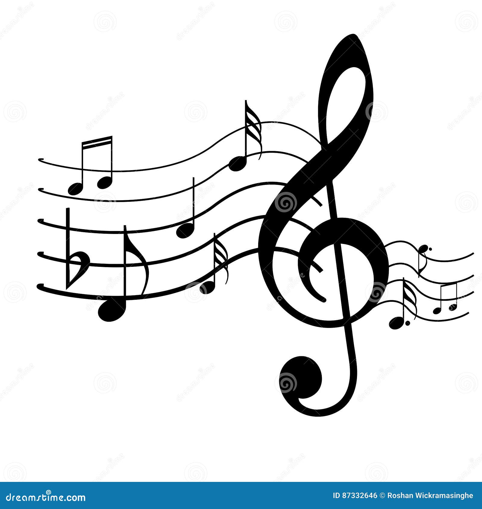 Music Symbols Design Vector Illustration | CartoonDealer.com #87332646