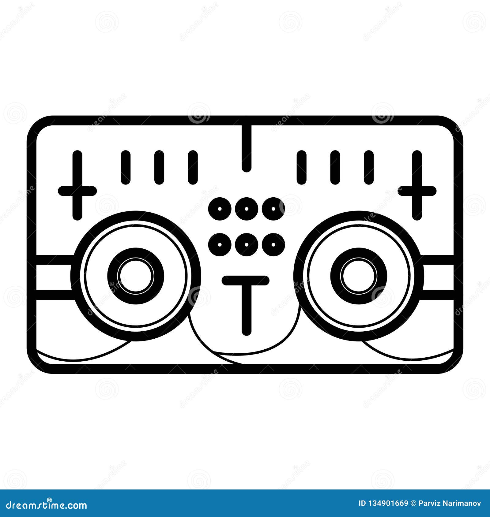 Music system icon stock illustration. Illustration of entertainment ...