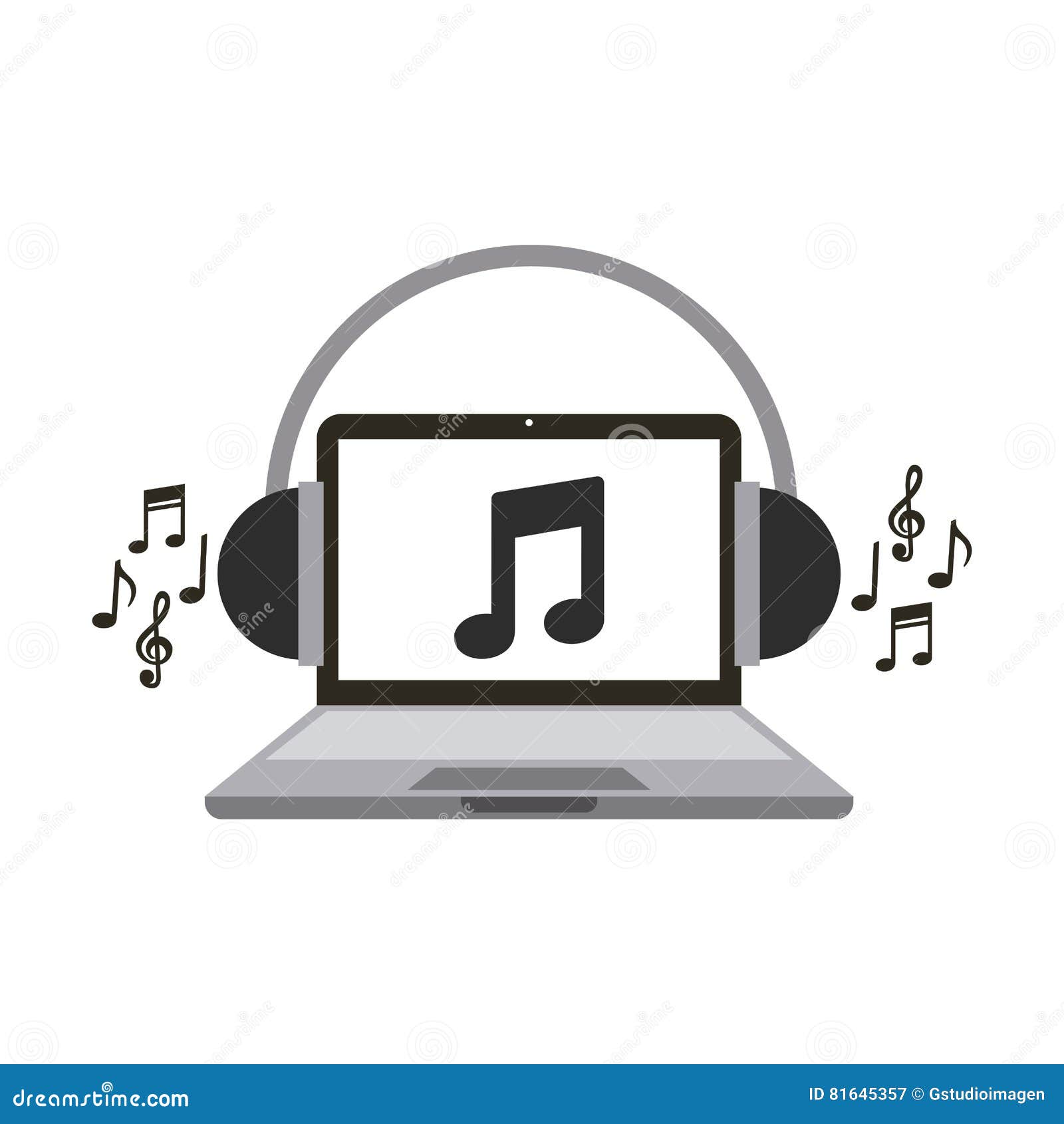 Music and Technology Design Stock Vector - Illustration of icon ...