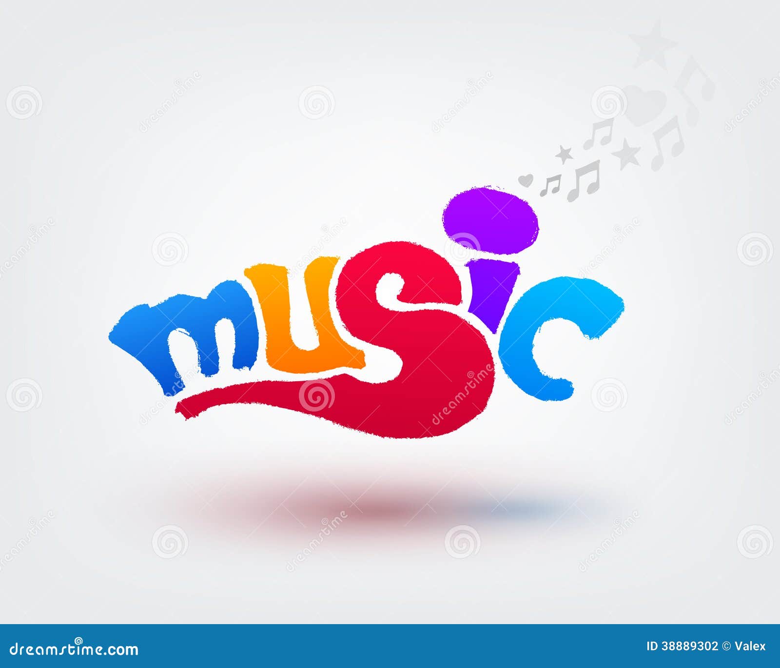 Music text design stock illustration. Illustration of grunge - 38889302
