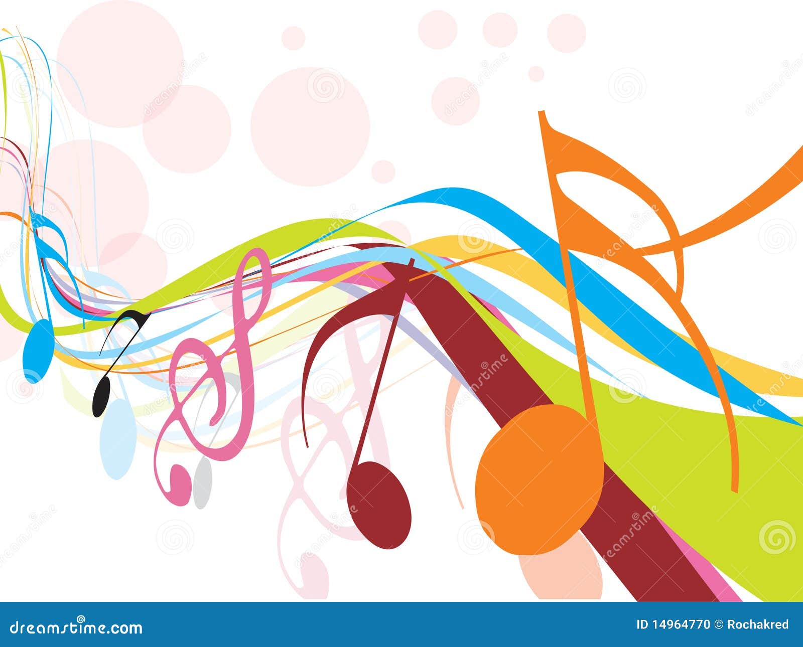 Music theme stock vector. Illustration of beautiful, note - 14964770