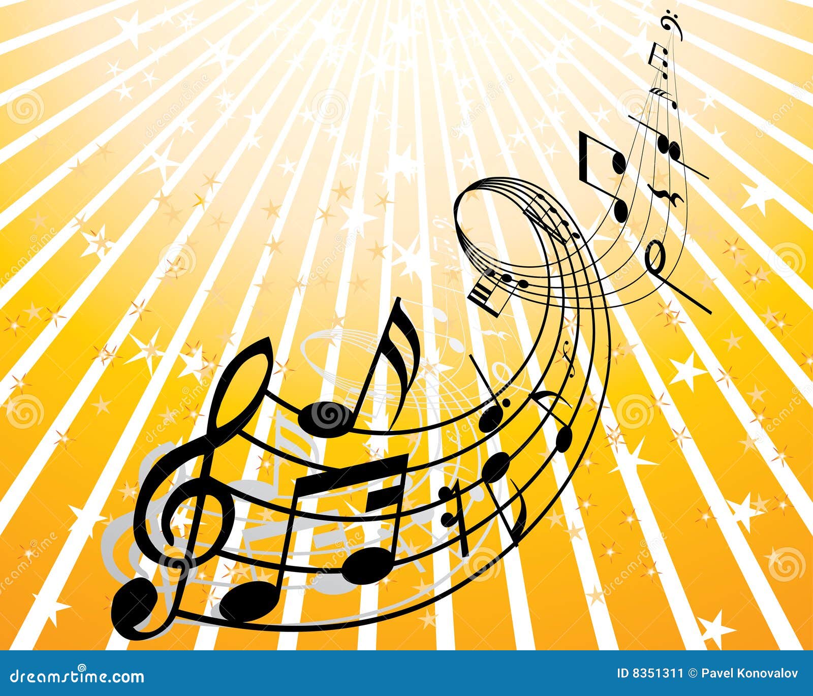 Music theme stock vector. Illustration of disco, keys - 8351311